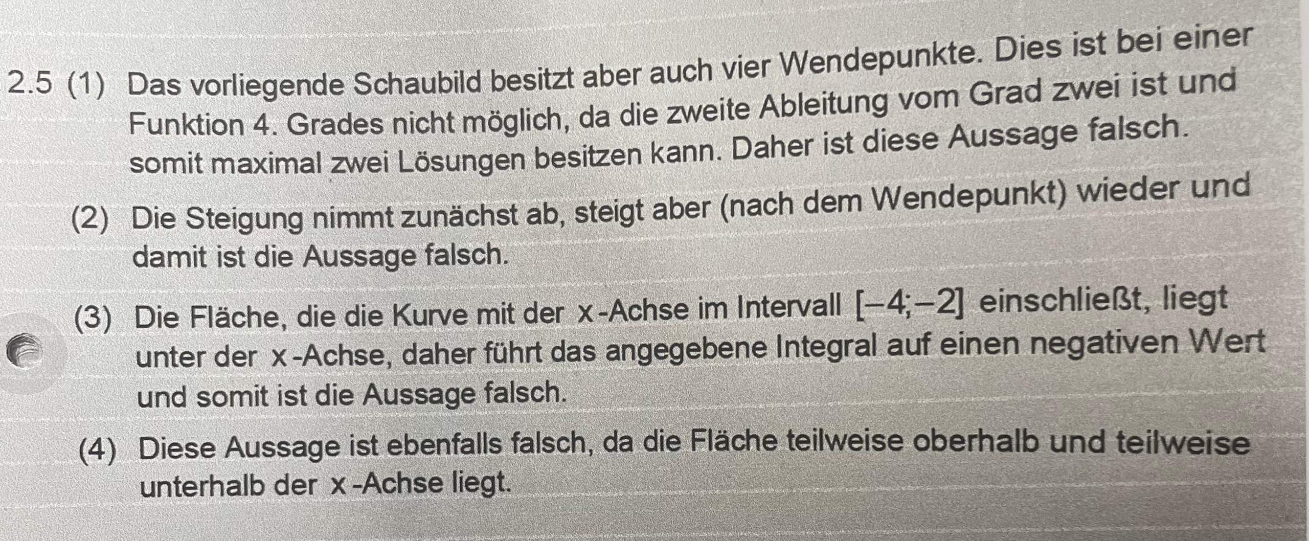[Mathe] Anhand Schaubild den Grad einer Funktion bestimmen? (rechnen, Gleichungen, Mathematiker)
