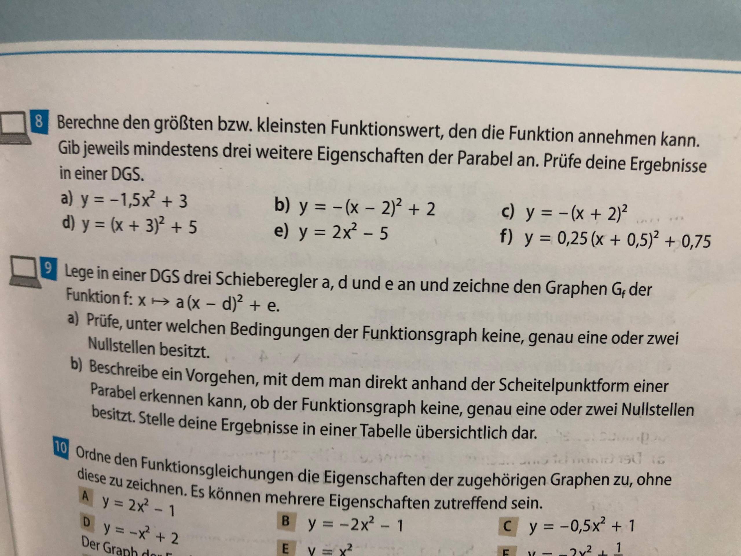 Mathe Aufgabe Die Allgemeine quadratische Funktion? (rechnen, Gleichungen, Mathematiker)