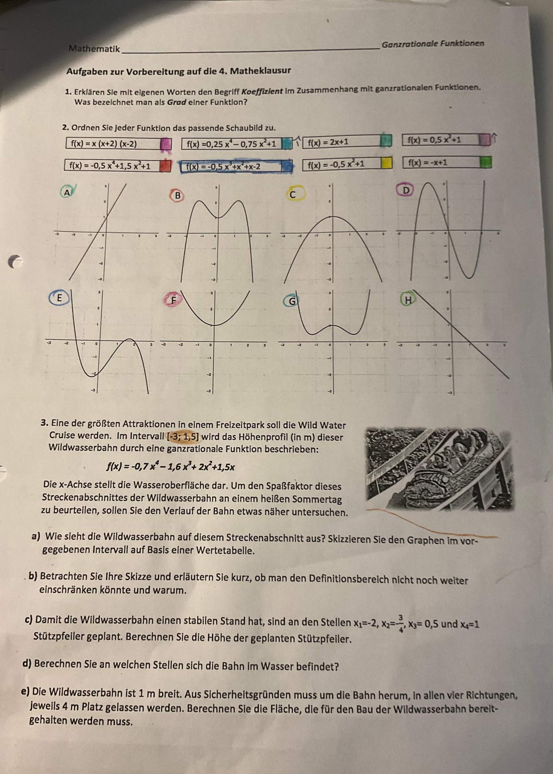 Mathe Aufgaben Hilfen bitte? (rechnen, Funktion, Mathematiker)