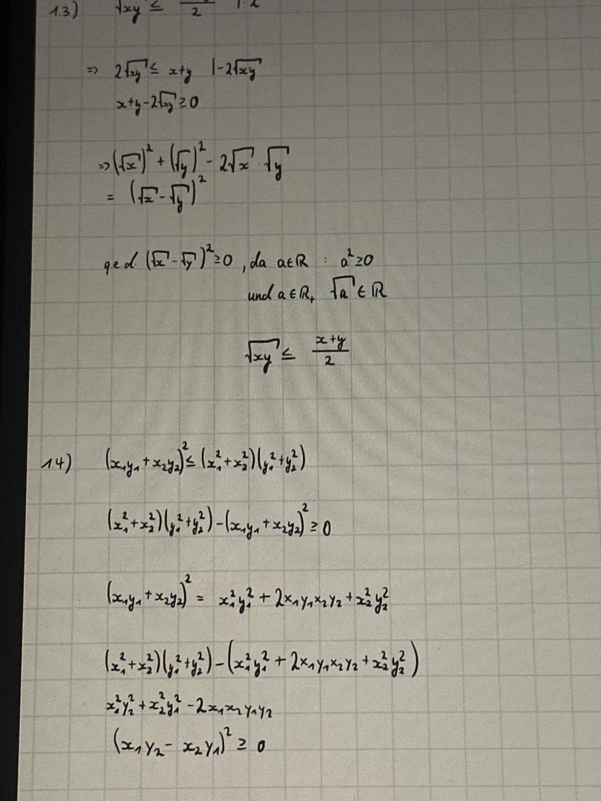 Mathe Beweise? (rechnen, Gleichungen)