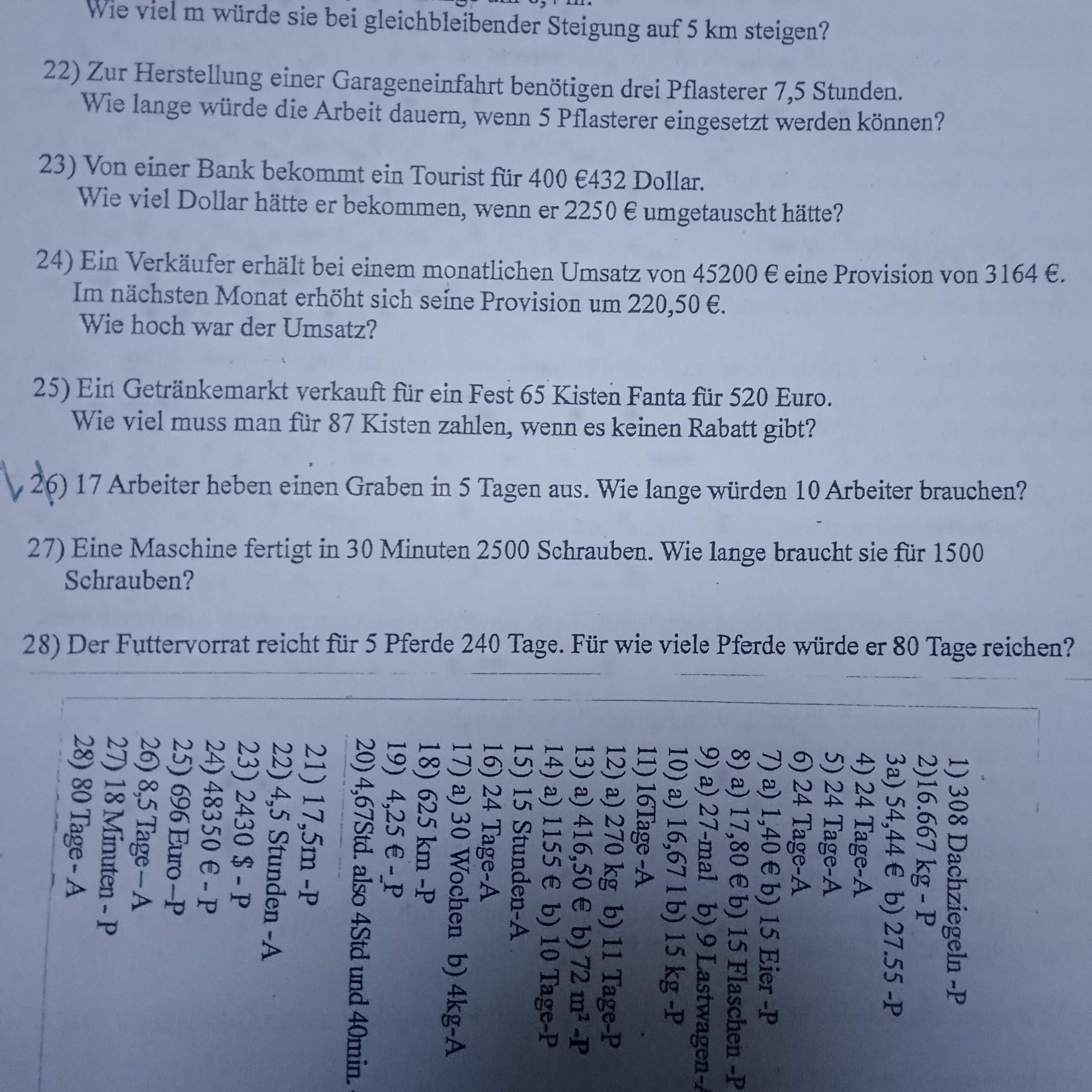 Mathe Dreisatz? (rechnen, Textaufgabe, Rechenweg)