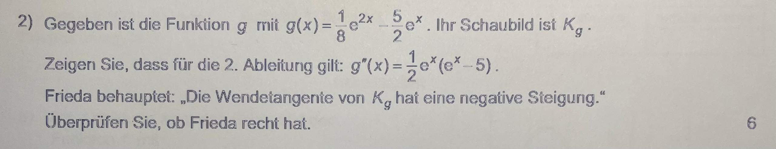 [Mathe] e hoch 2 * ln(5) - wieso 25 und nicht 10? (rechnen, Funktion ...