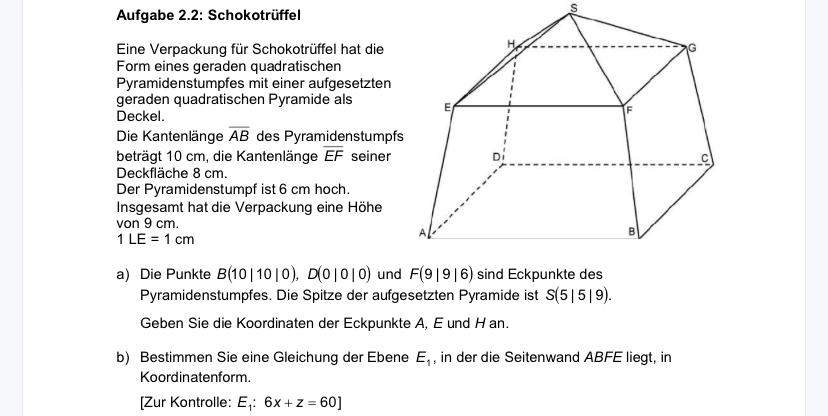 Mathe Ebenen? (rechnen, Mathematiker, Vektoren)