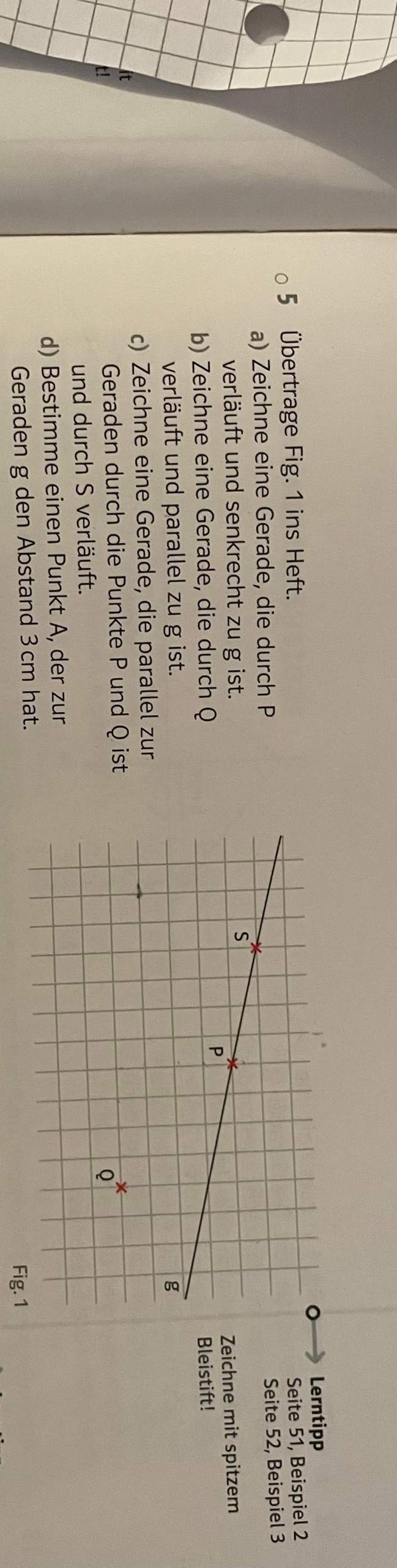 Mathe: Geraden zeichnen? (Mathematik)