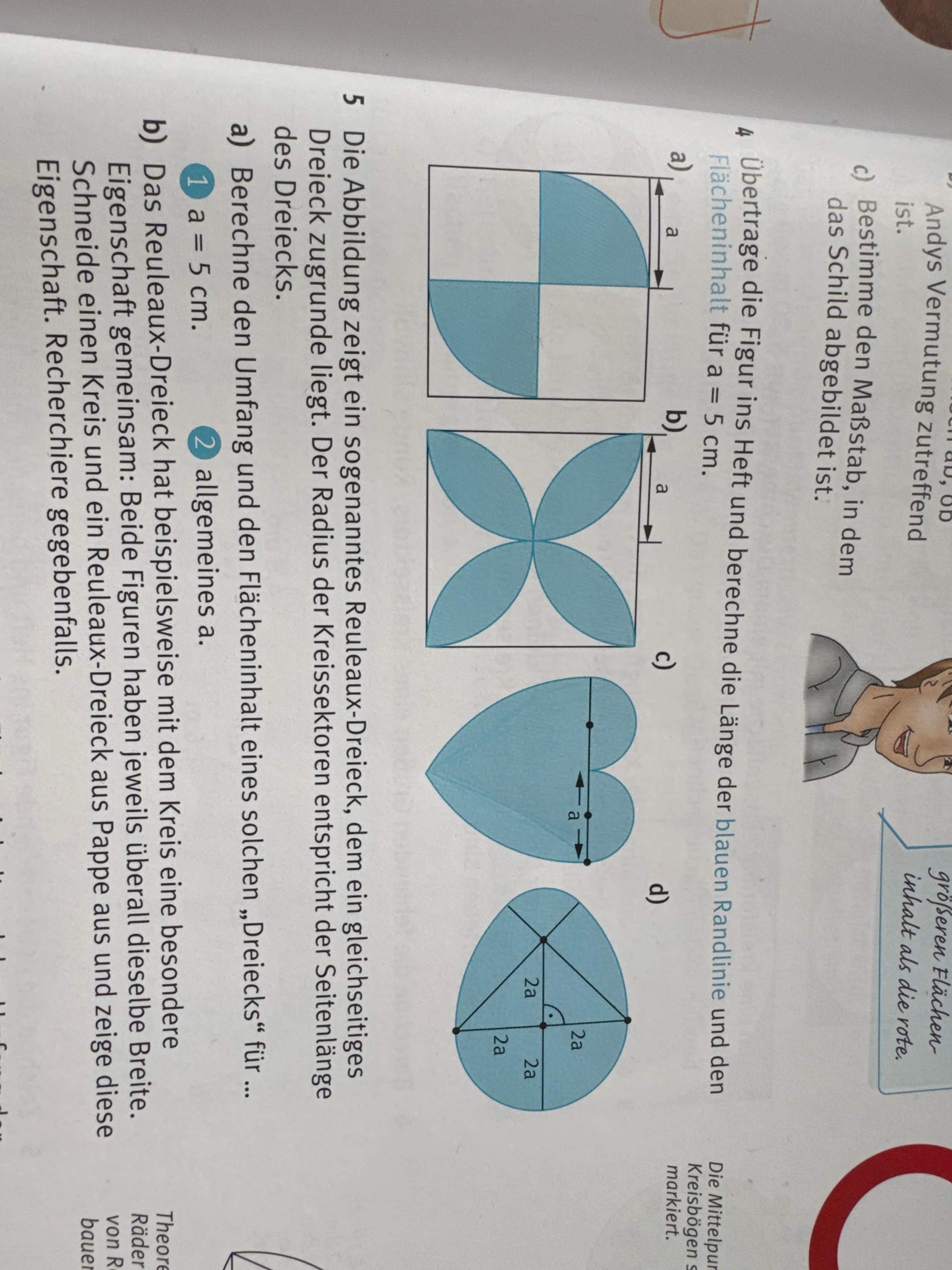 Mathe: Kreissegment (zusammengesetzte Figuren)? (Mathematik, rechnen ...