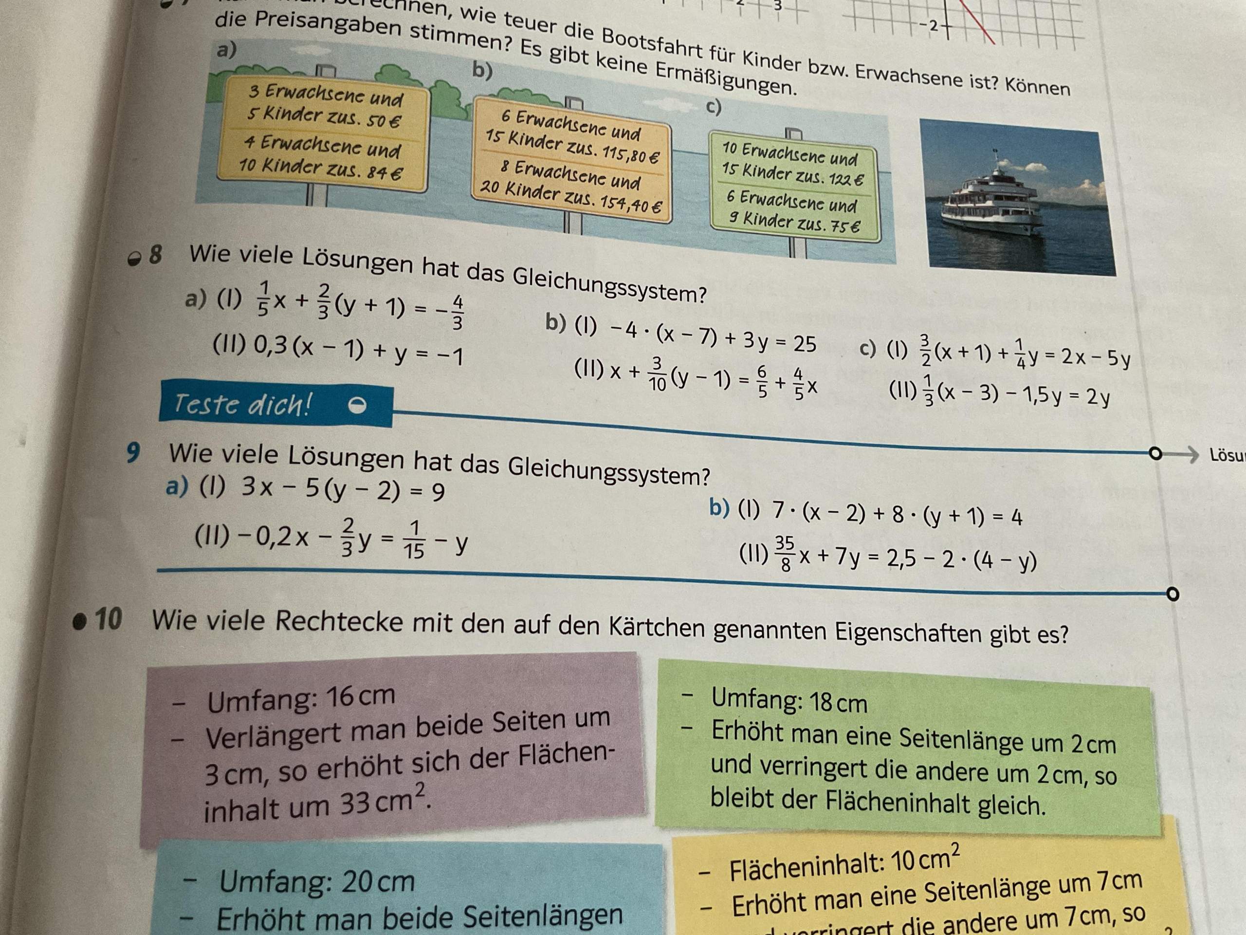 Mathe Lernstandsprüfung Hilfe? (rechnen, Mathematiker, lineare Funktion)