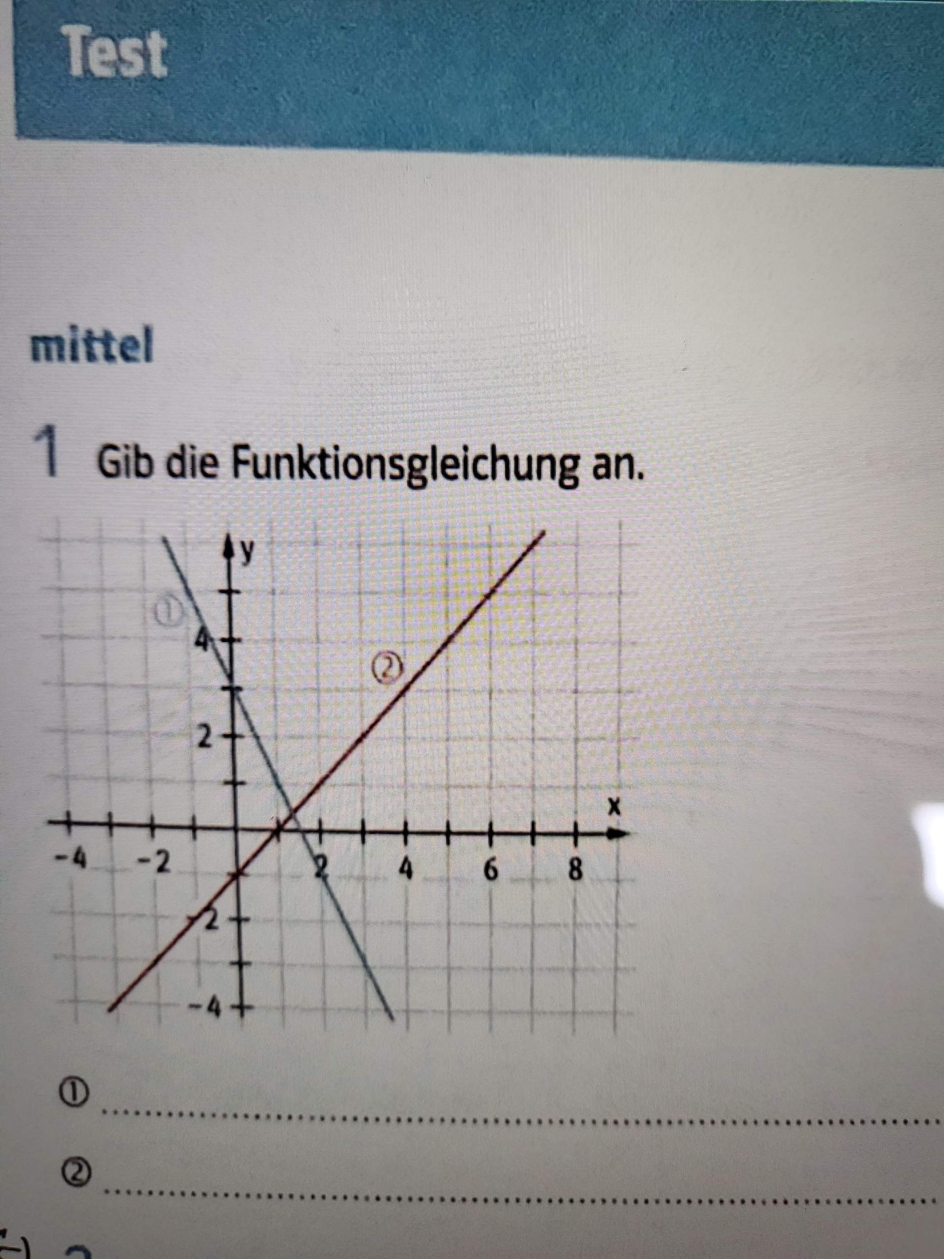 Mathe lineare funktionen kann mir wer weiterhelfen? (Mathematik ...