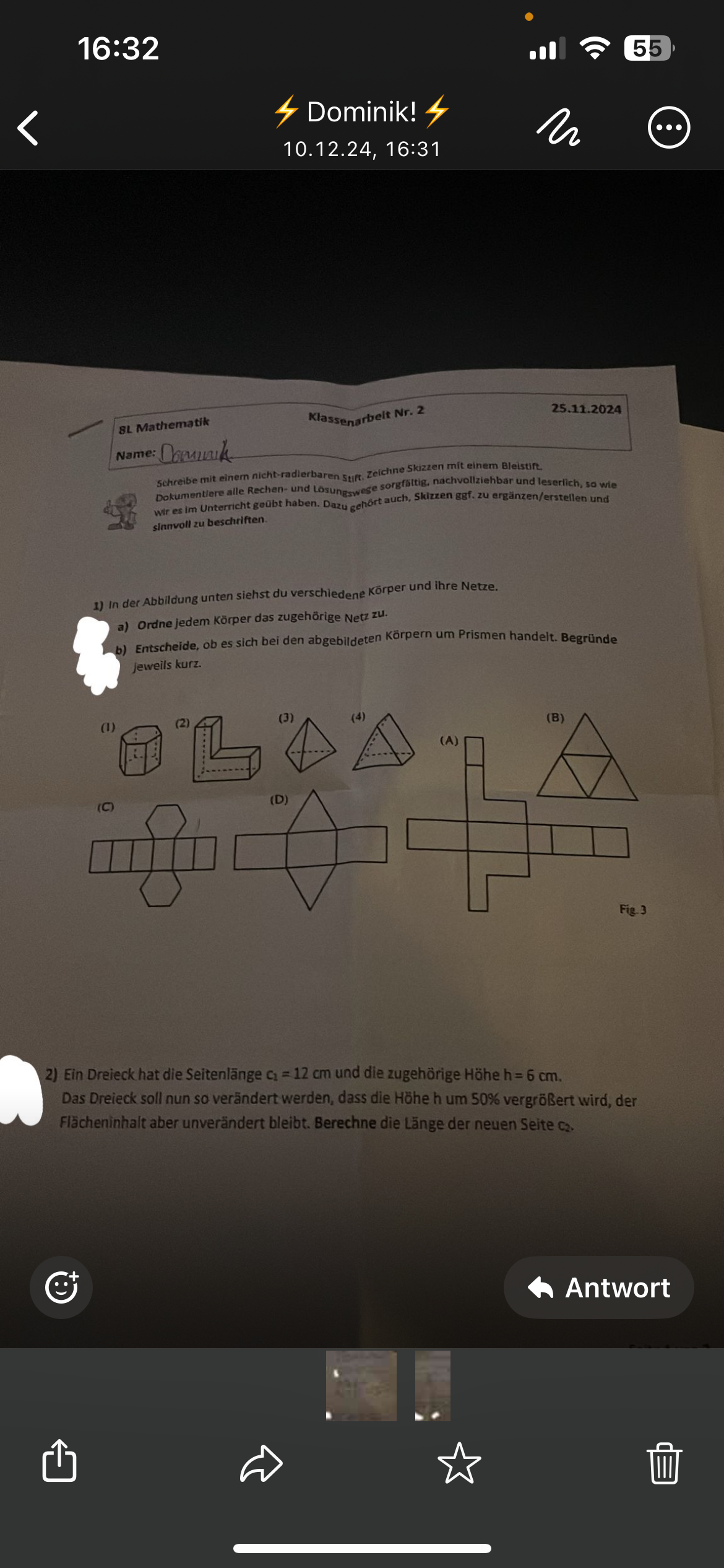 Mathe Problem? (Mathematik, rechnen, Formel)