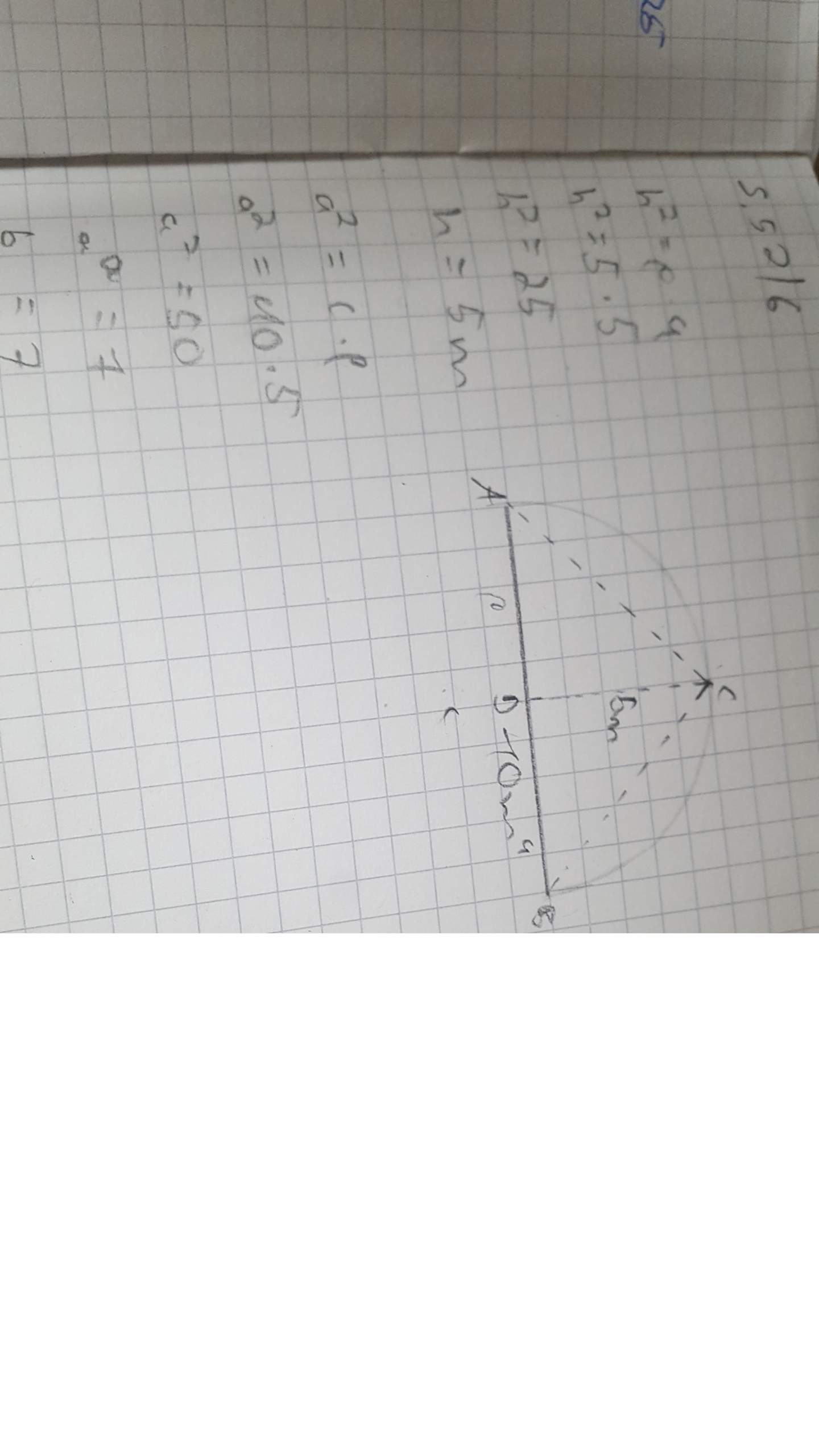 Mathe Problem Höhensatz? (Schule, Mathematik)