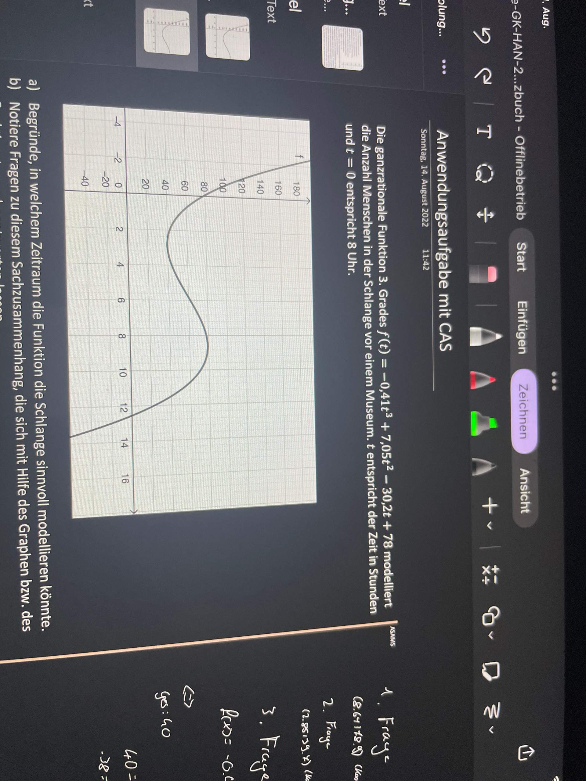 Mathe Problem oder bin ich Dumm? (Funktion, Gleichungen ...