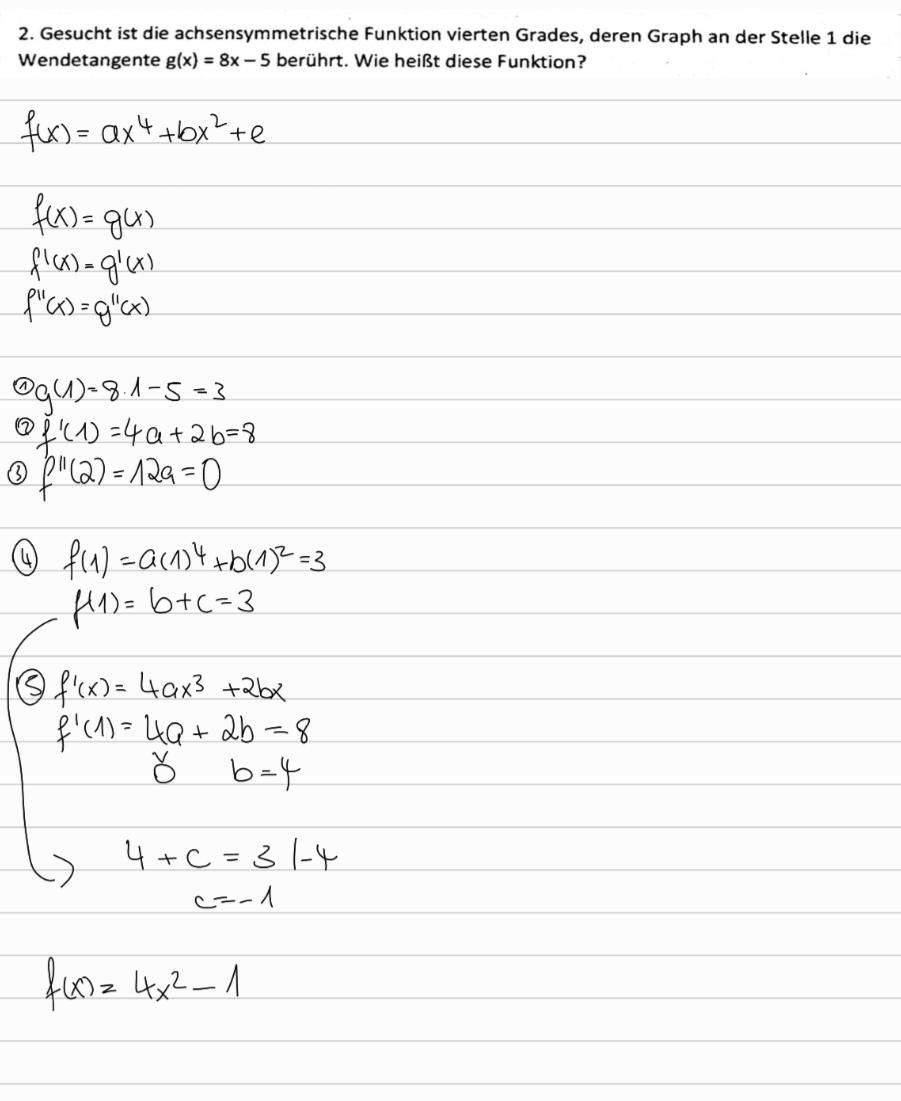 Mathe: Rekonstruktion 11.Klasse? (rechnen, Funktion, Gleichungen)