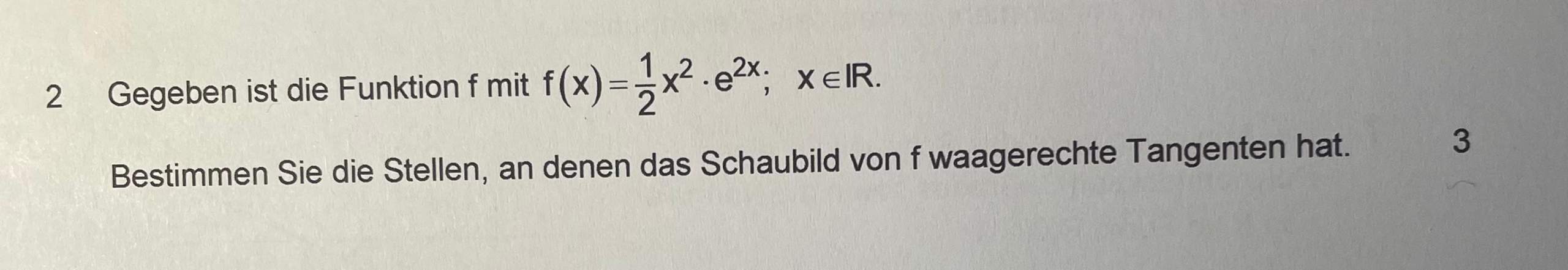 [Mathe] Stellen finden wo die Steigung gleich Null ist? (rechnen ...