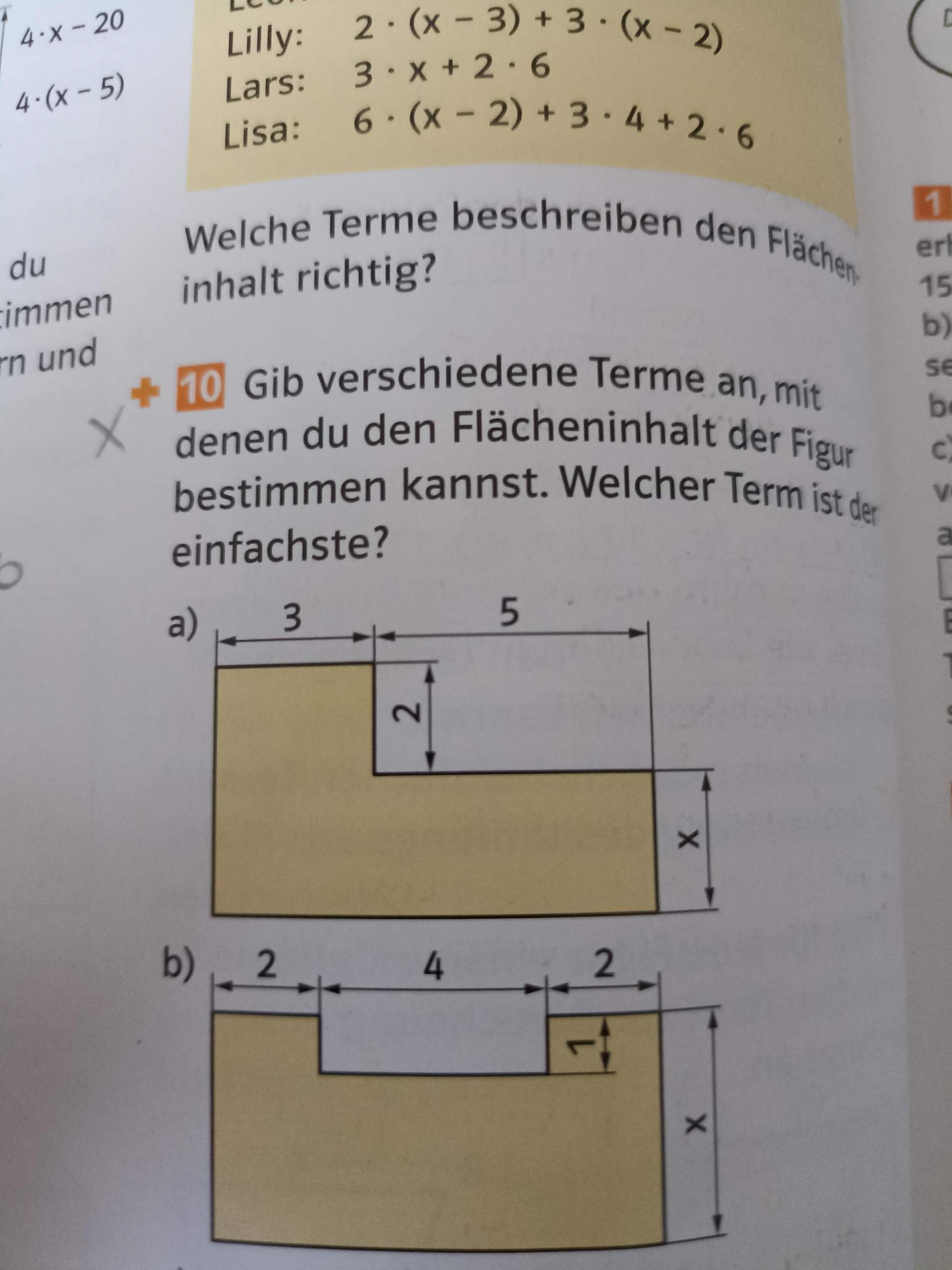 Mathe Terme? (Schule, Mathematik)