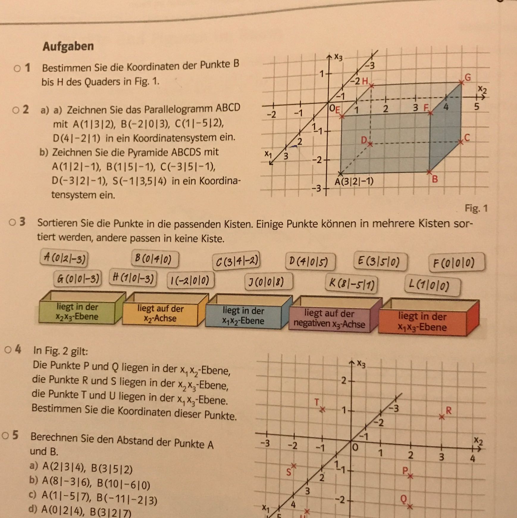 Mathe? Vektoren? Punkte? (Schule, Hausaufgaben)