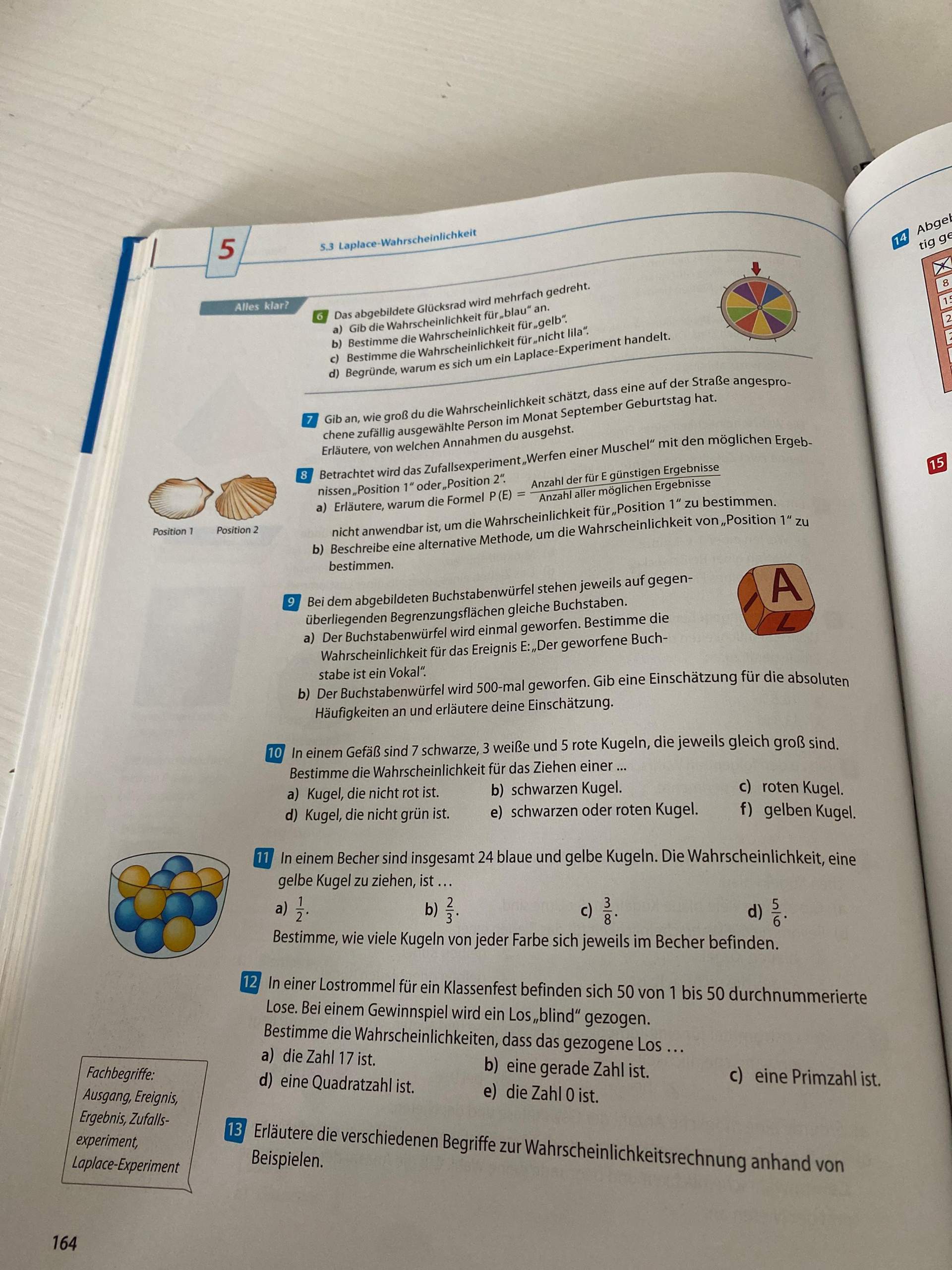 Mathehausaufgabe? (Mathematiker, Wahrscheinlichkeit, 7. Klasse)