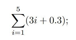 Mathematik Summenzeichen Rechenaufgabe? (Aufgabe)