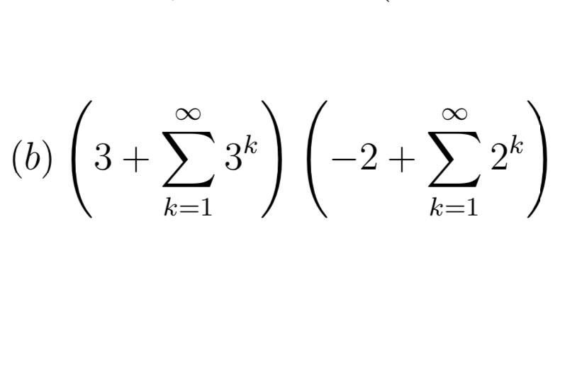 Mathematik: Wie bilde ich das Cauchy-Produkt folgender Reihe? (Universität)