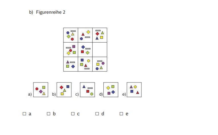 Matriz IQ Test Lösung? (Intelligenz, Logik, Einstellungstest)