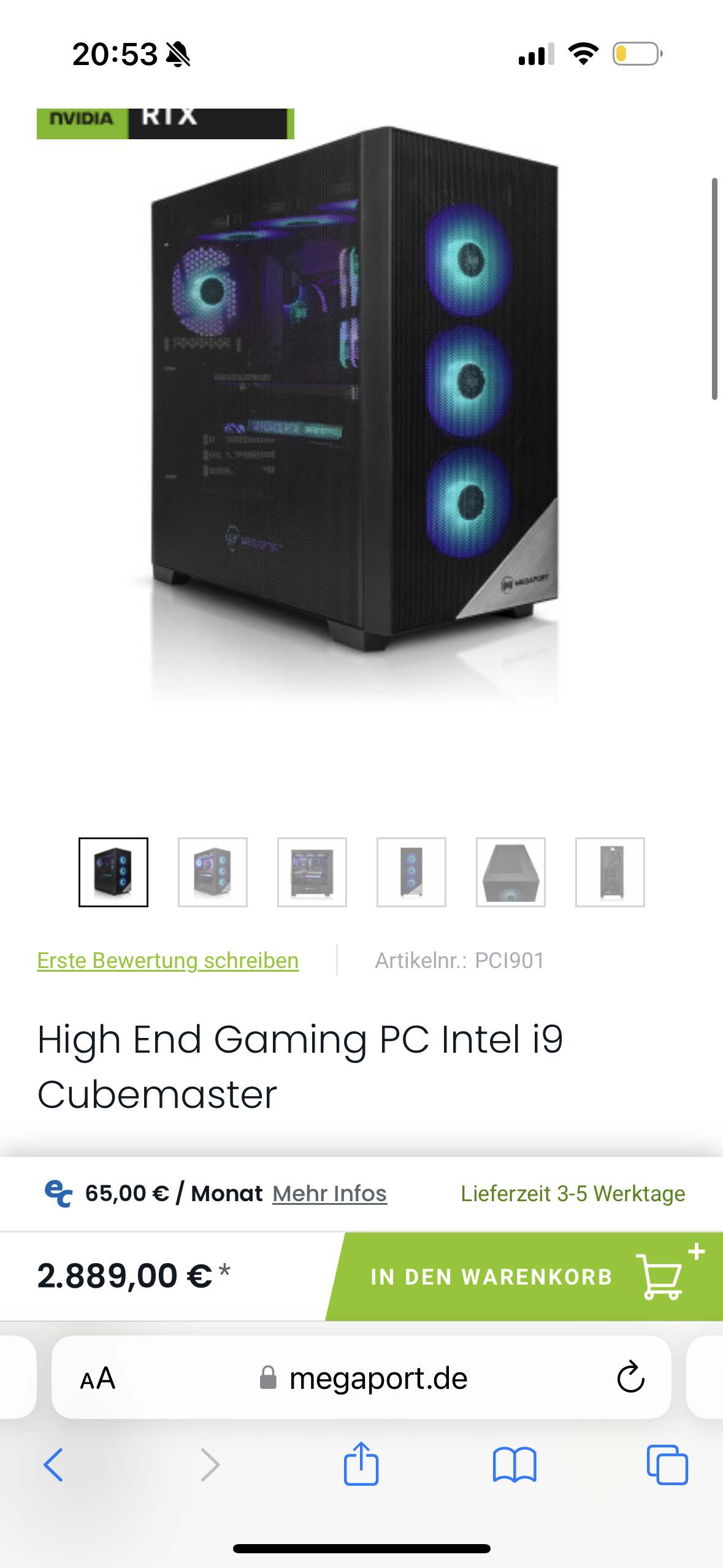 Megaport Cubemaster Pc taugt der etwas? (Computer, Gaming PC, Nvidia)