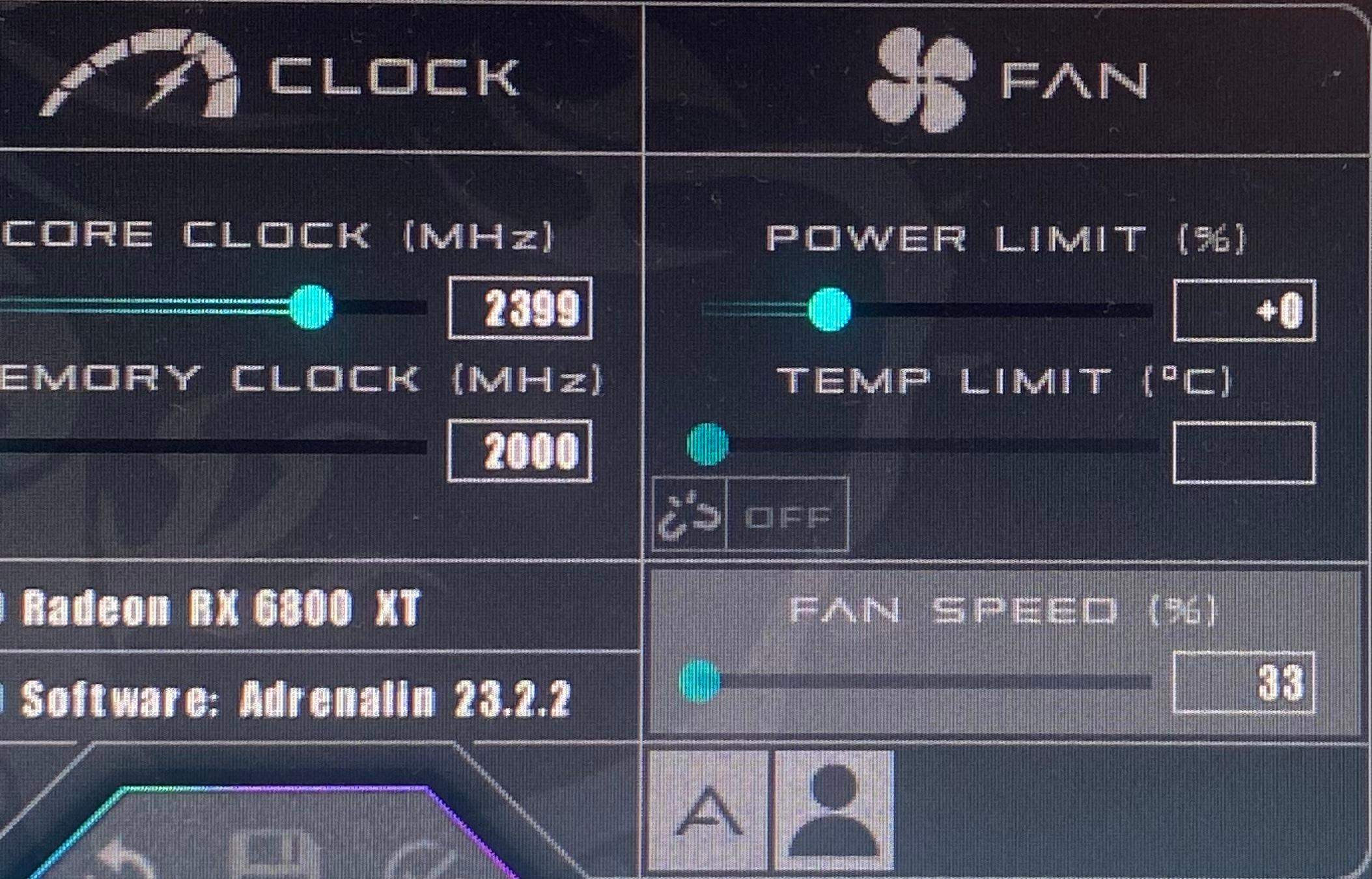 Mei afterburner Powerlimit und fan speed? (CPU, GPU, Lüfter)