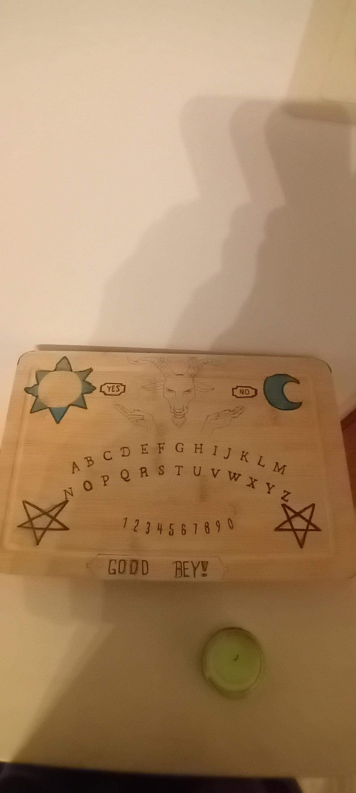 Mein erstes ouija board! Wie findet ihr? (DIY, Ouija Brett)