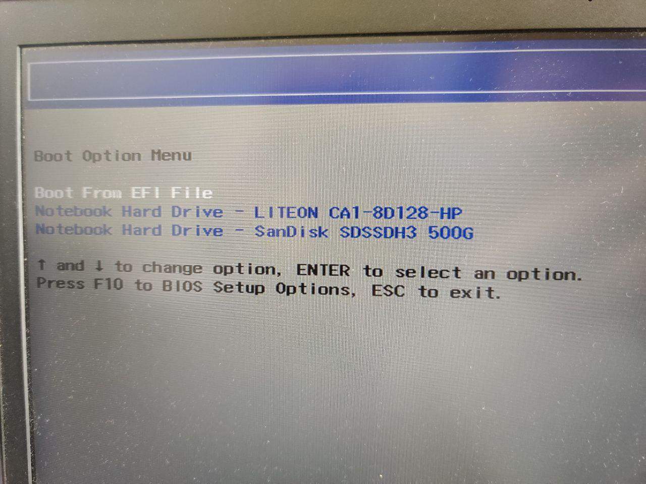 Mein HP Pavilion Gaming Laptop/Notebook zeigt nach dem Start nur noch ...