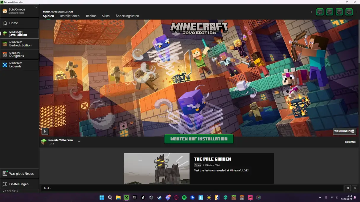 Mein Kollege kann Minecraft: Java Edition nicht mehr updaten, warum auch immer. Kann mir jemand ...