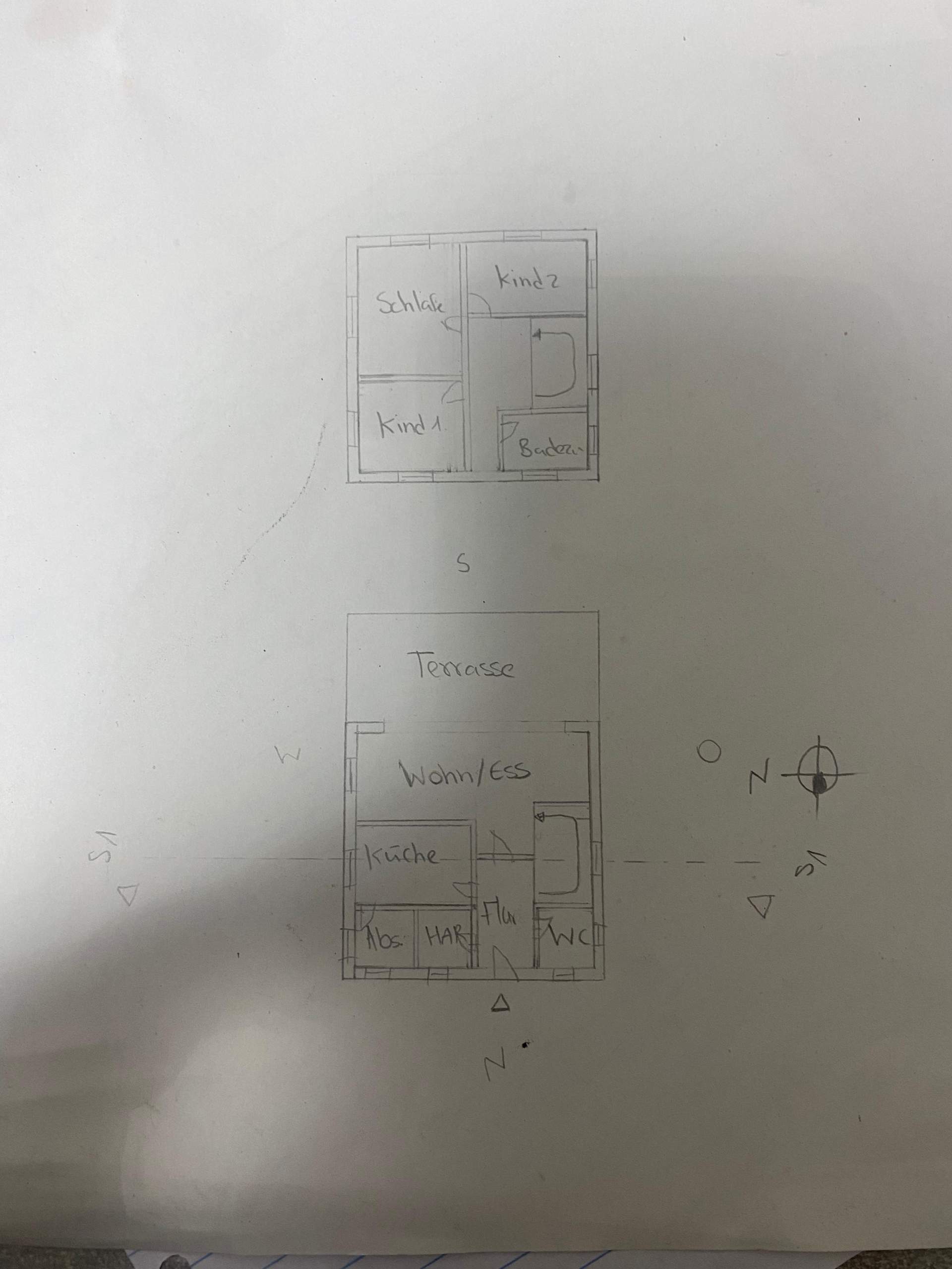 Meine Frage lautet wie ich einen Schnitt zeichnen kann, kann mir jemand bitte helfen? (Schule ...