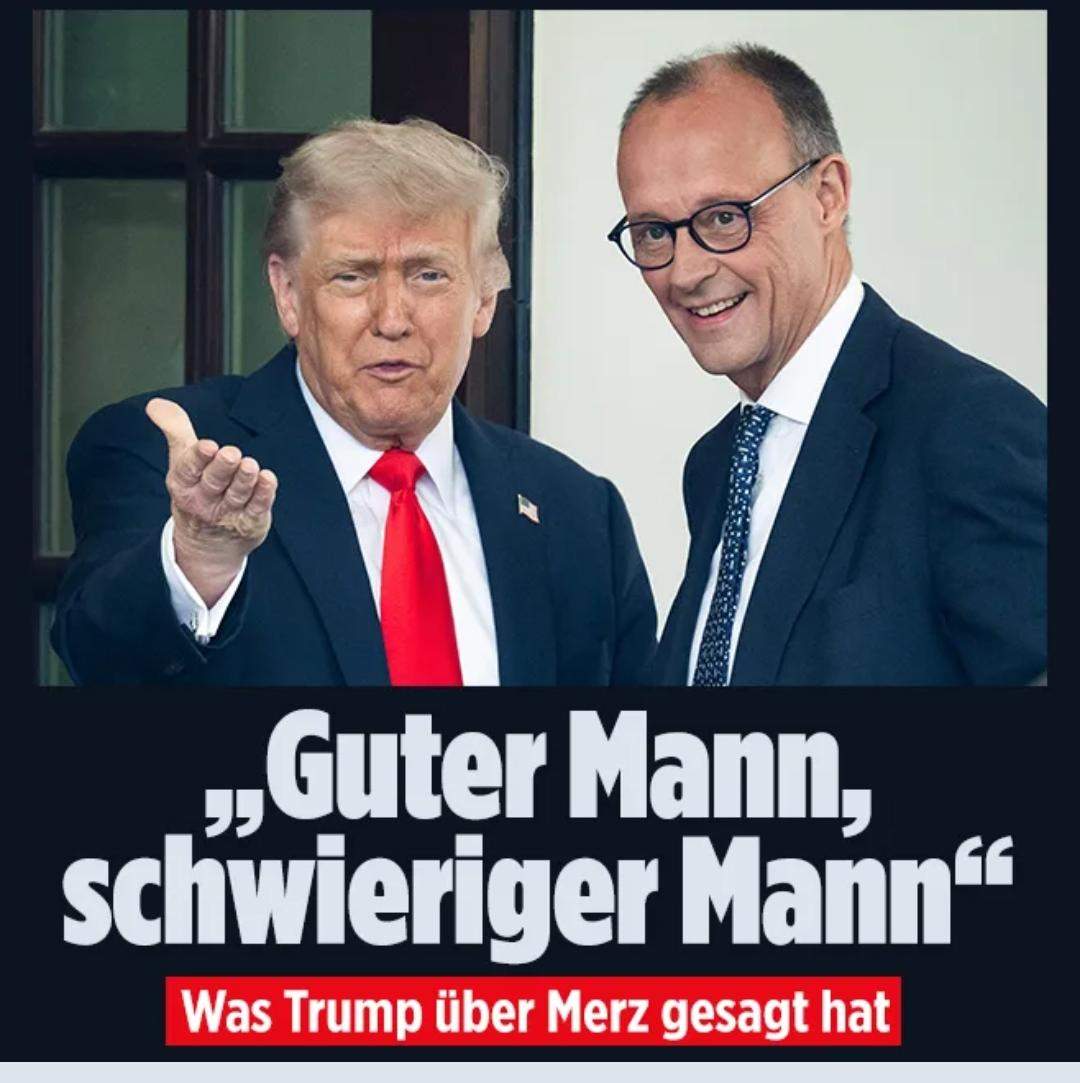 Merz und Trump im Gespräch. Wie fandest ihr es? (Geschichte, USA, Krieg)