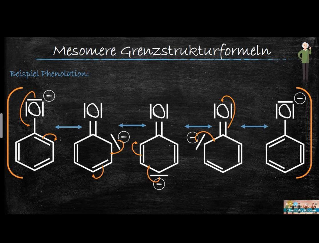 Mesomere Grenzstrukturformeln? (Schule, Technik, Technologie)