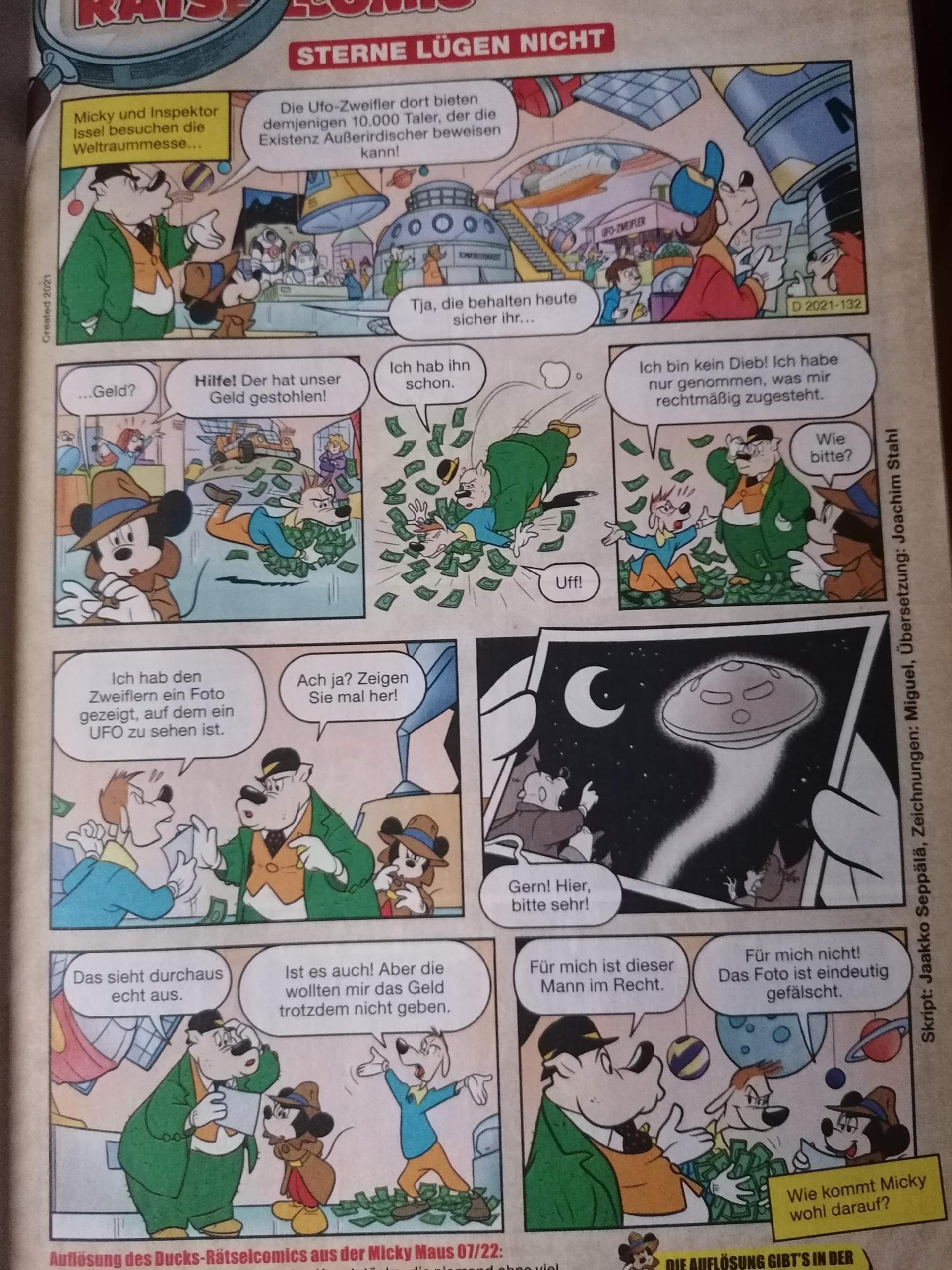 Micky Maus Rätselcomic 8/22? (Disney, Zeichentrickfilm, Disney Plus)