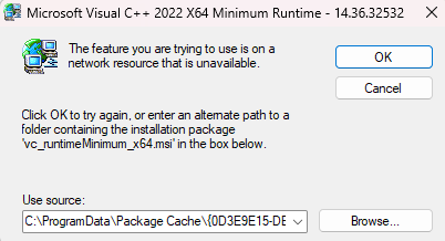 Microsoft Visual C++ Problem? (Windows, IT, Windows 11)