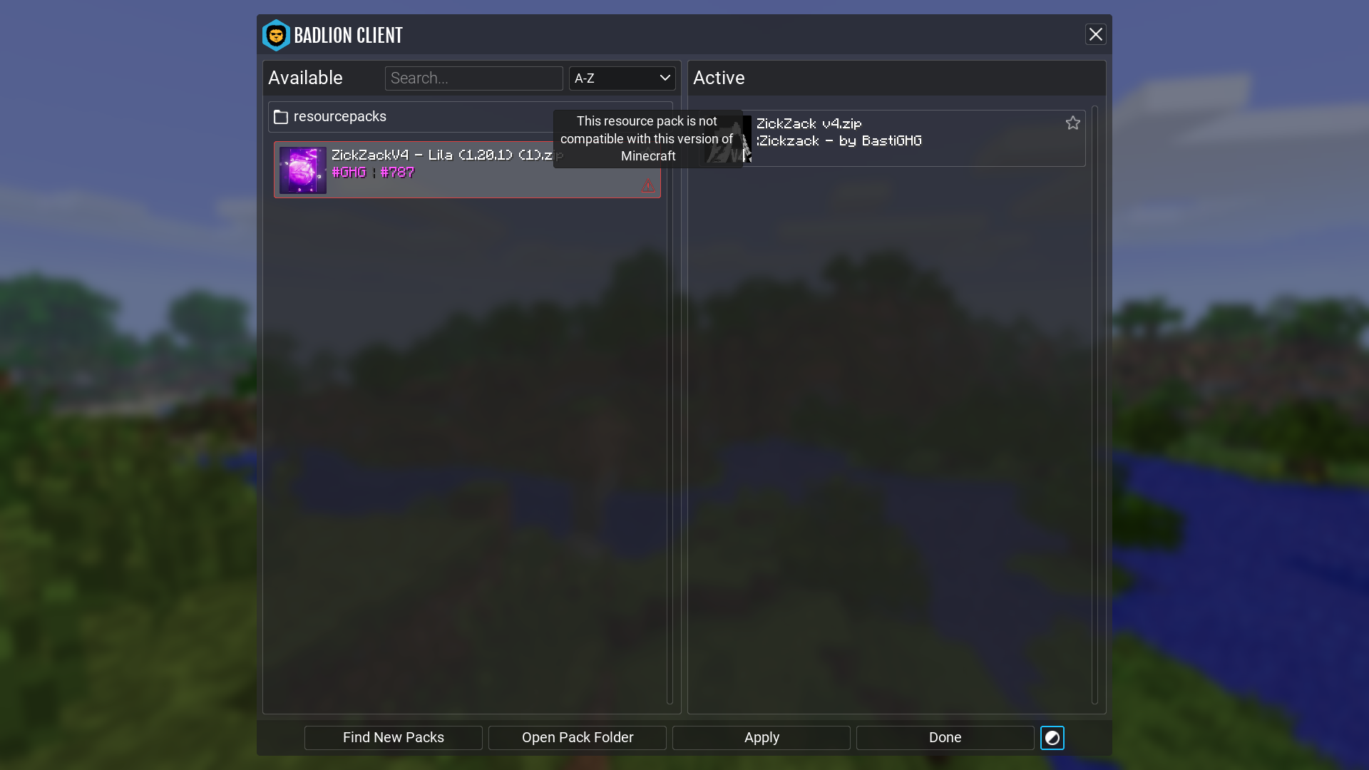 Minecraft 1.8.9 Resourcepack nicht Kompatibel? (PC, Computerspiele, Server)