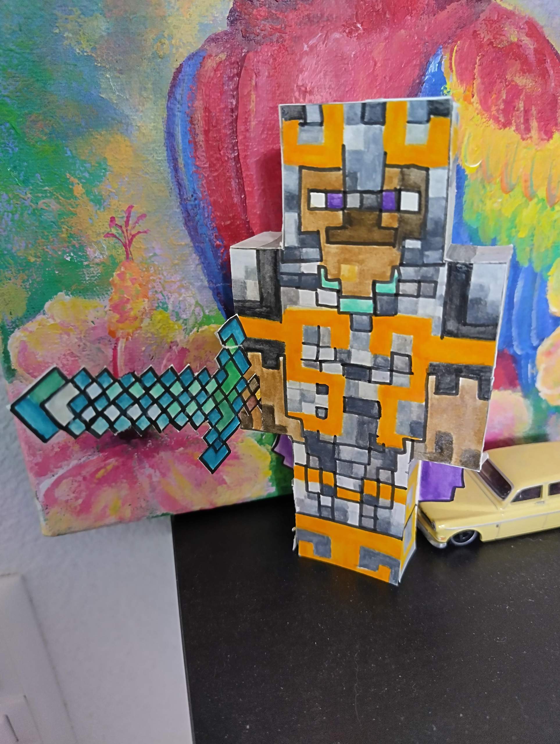 Minecraft Alex Figur basteln? (Style, Farbe, zeichnen)