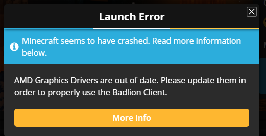 Minecraft crasht "AMD Graphics Drivers are out of date"? (Computer, PC ...
