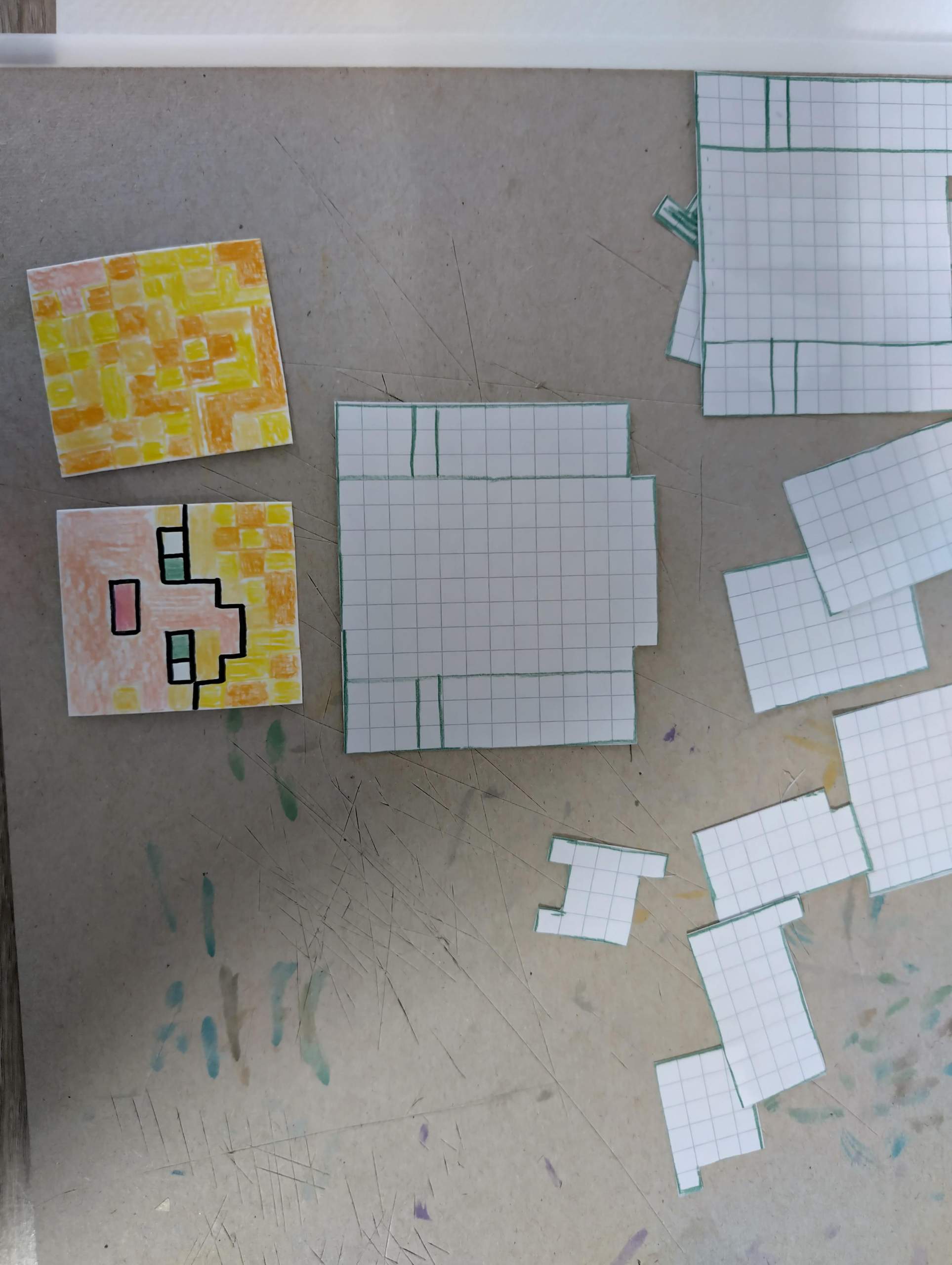 Minecraft Figur Alex? (Farbe, malen, basteln)