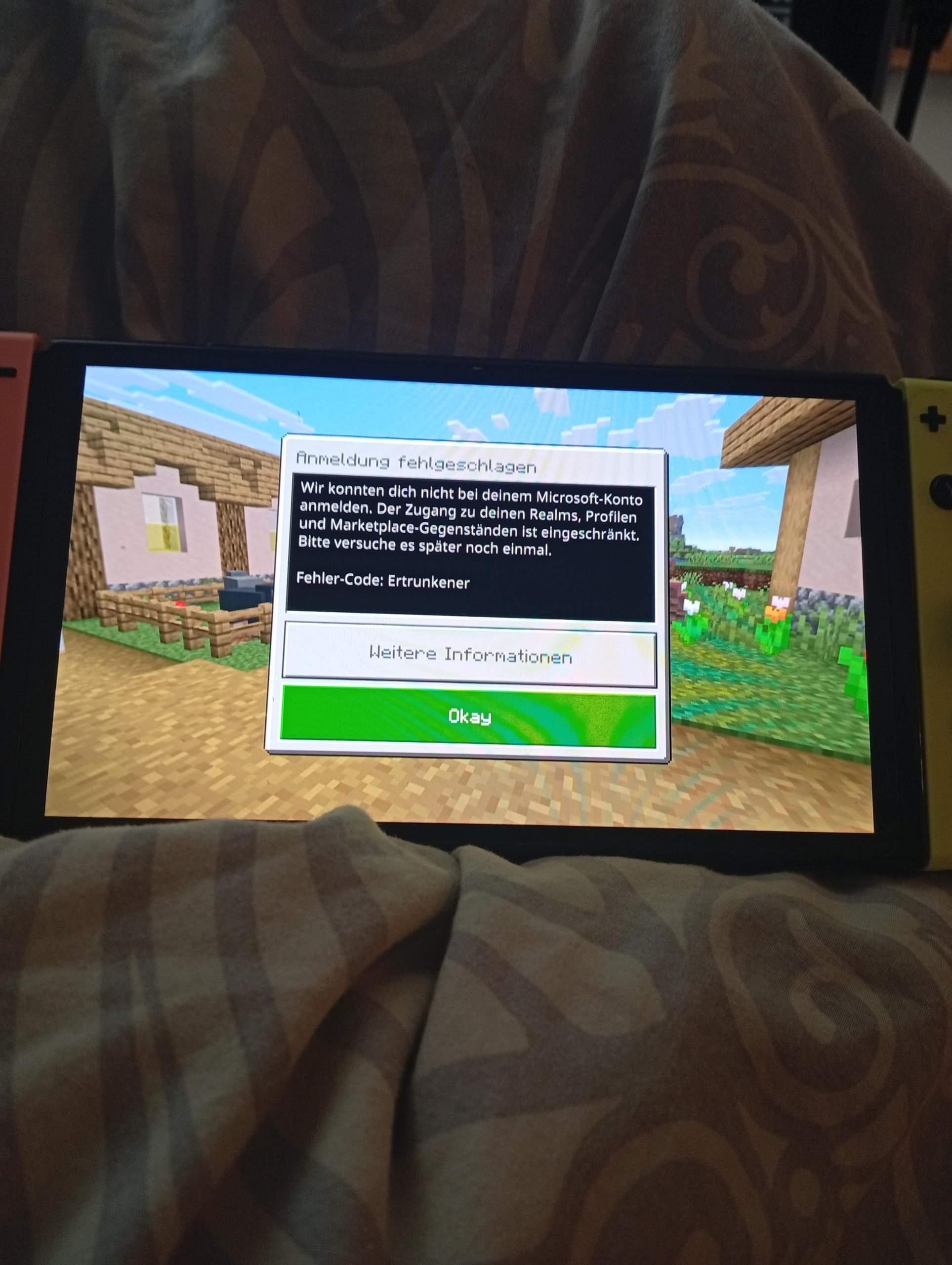 Minecraft funktioniert nicht? (Computerspiele, PlayStation 4, PlayStation)