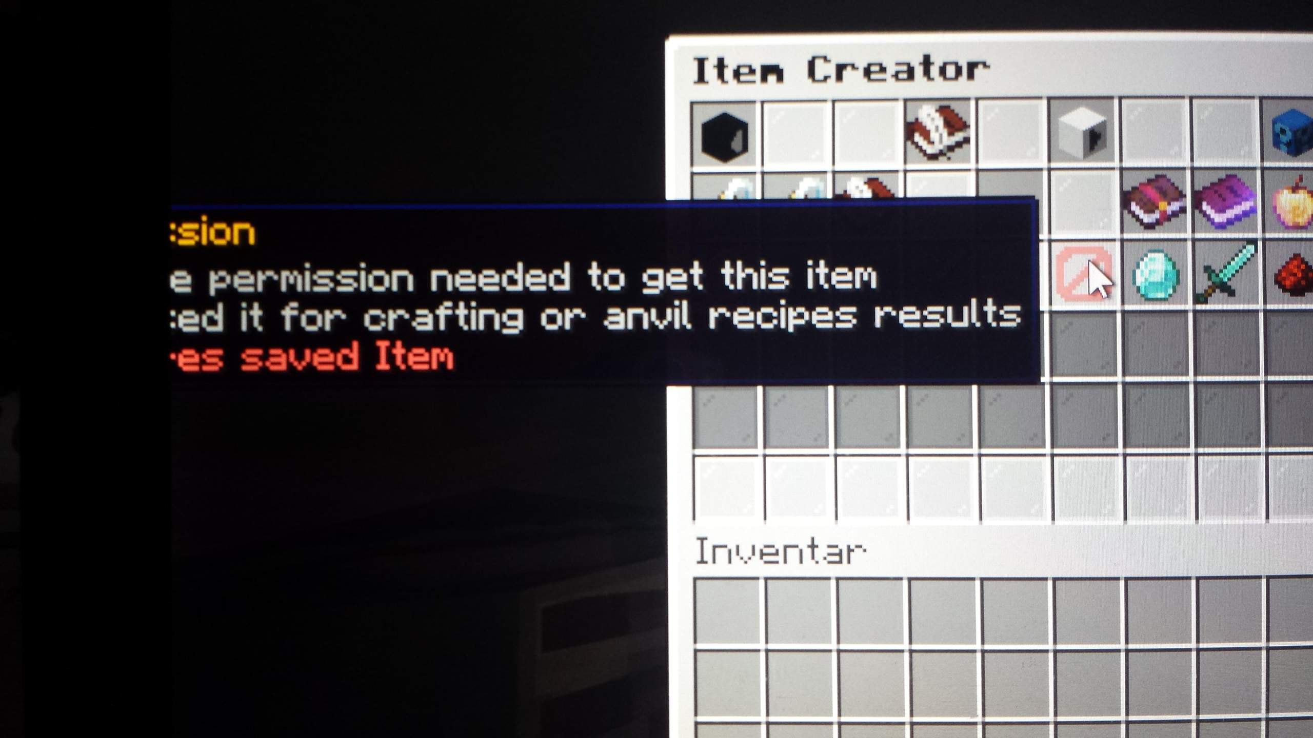 Minecraft ganze Item Info anzeigen? (Computer, Chat, Einstellungen)