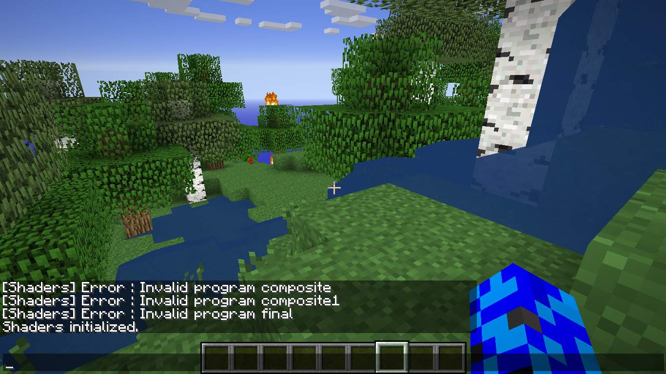 Minecraft GSLS Shader Probleme: Error: Invalid Programm Composite/und noch ein paar Errors ...