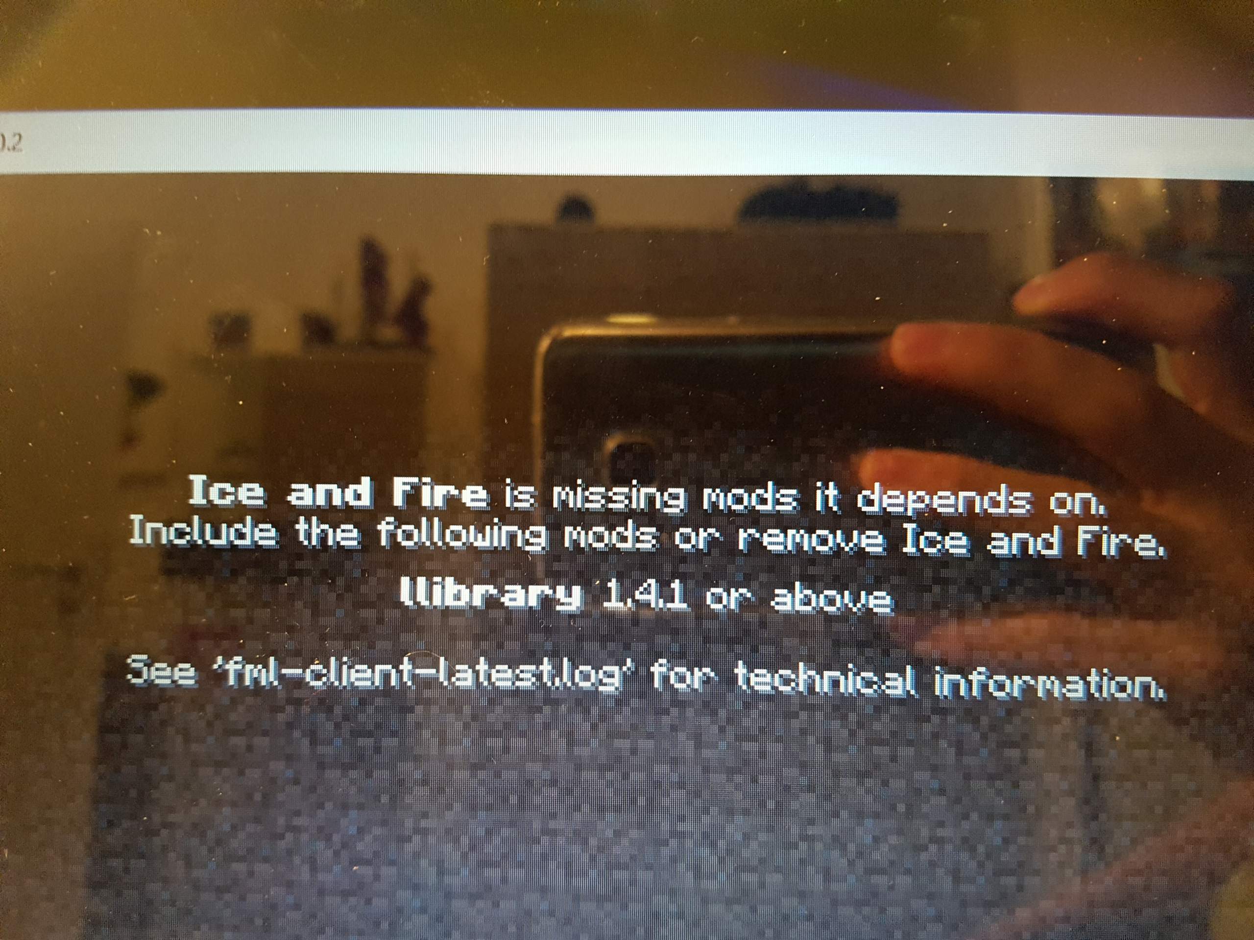 Minecraft ice and fire mod funktioniert nicht? (modifikation)