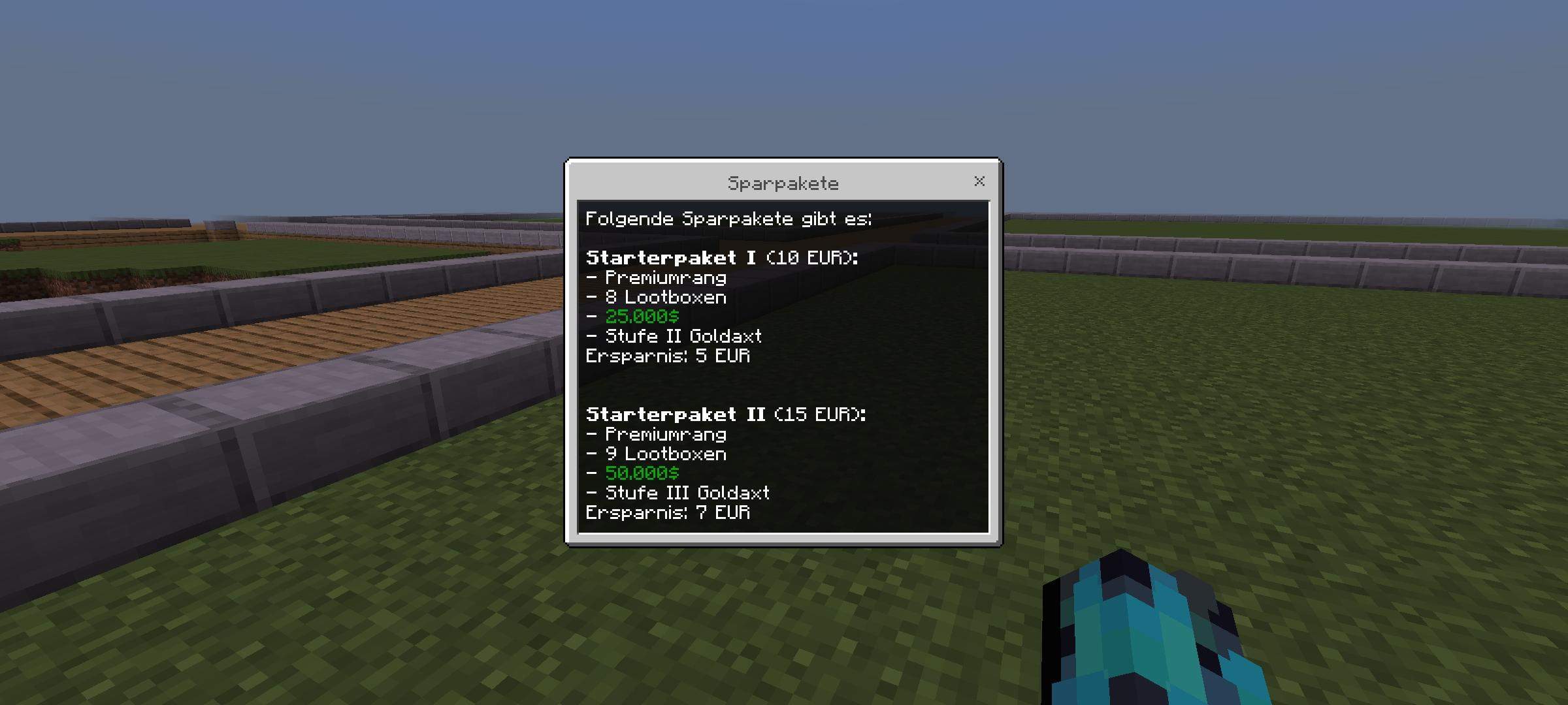 Minecraft Ingame-Geld für Echtgeld? (Server, eula)
