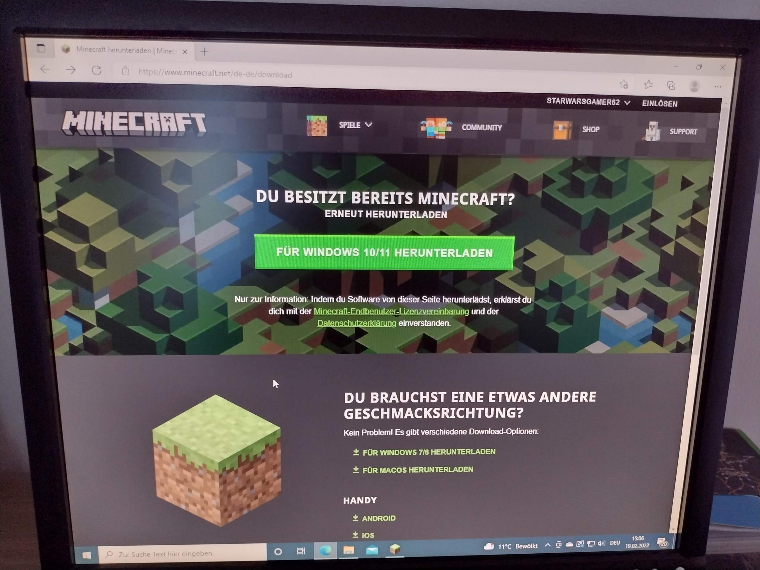 Minecraft Java Edition nur Demo bespielbar? (Computer, Technik, Spiele ...