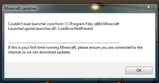 Minecraft Launcher Installationsfehler auf Windows 7? (Minecraft Java ...