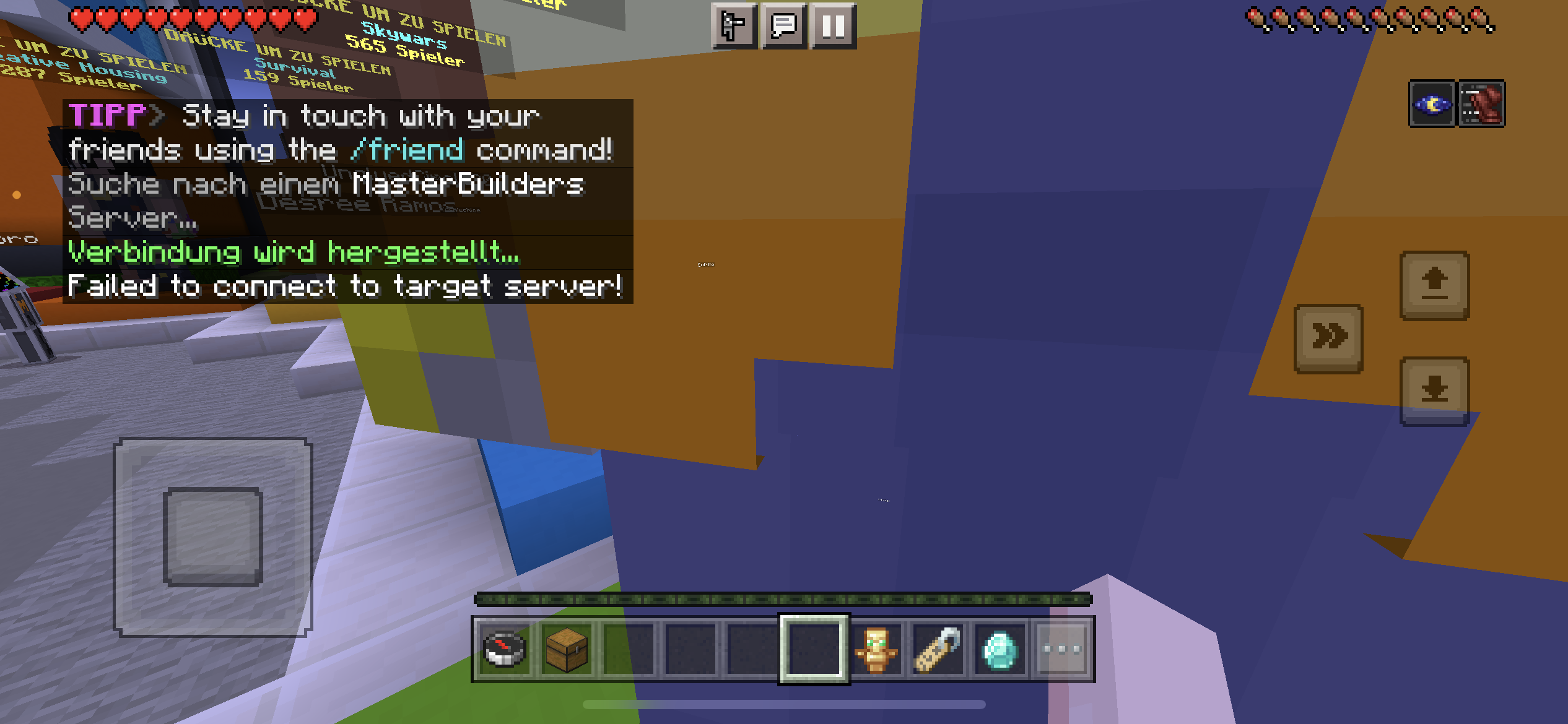 Minecraft Multiplayer Bug? (PC, PlayStation 4, Server)