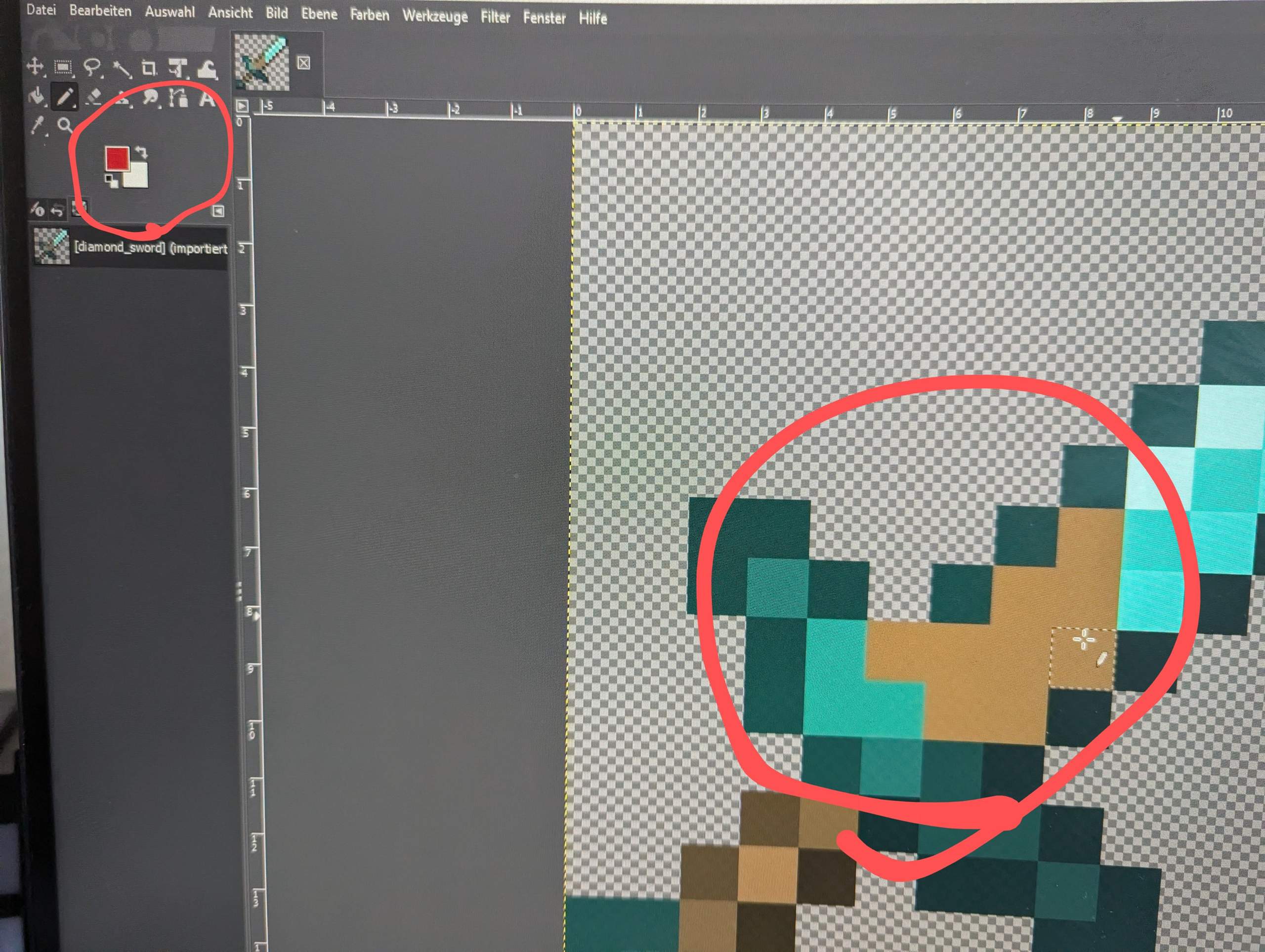 Minecraft Texture Pack . Gimp bearbeiten geht nicht? (minecraft ...
