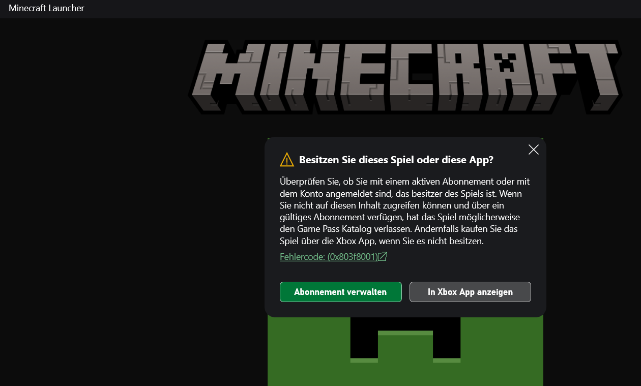 Minecraft über instant gaming gekauft, aber wieso kann ich es jetzt ...