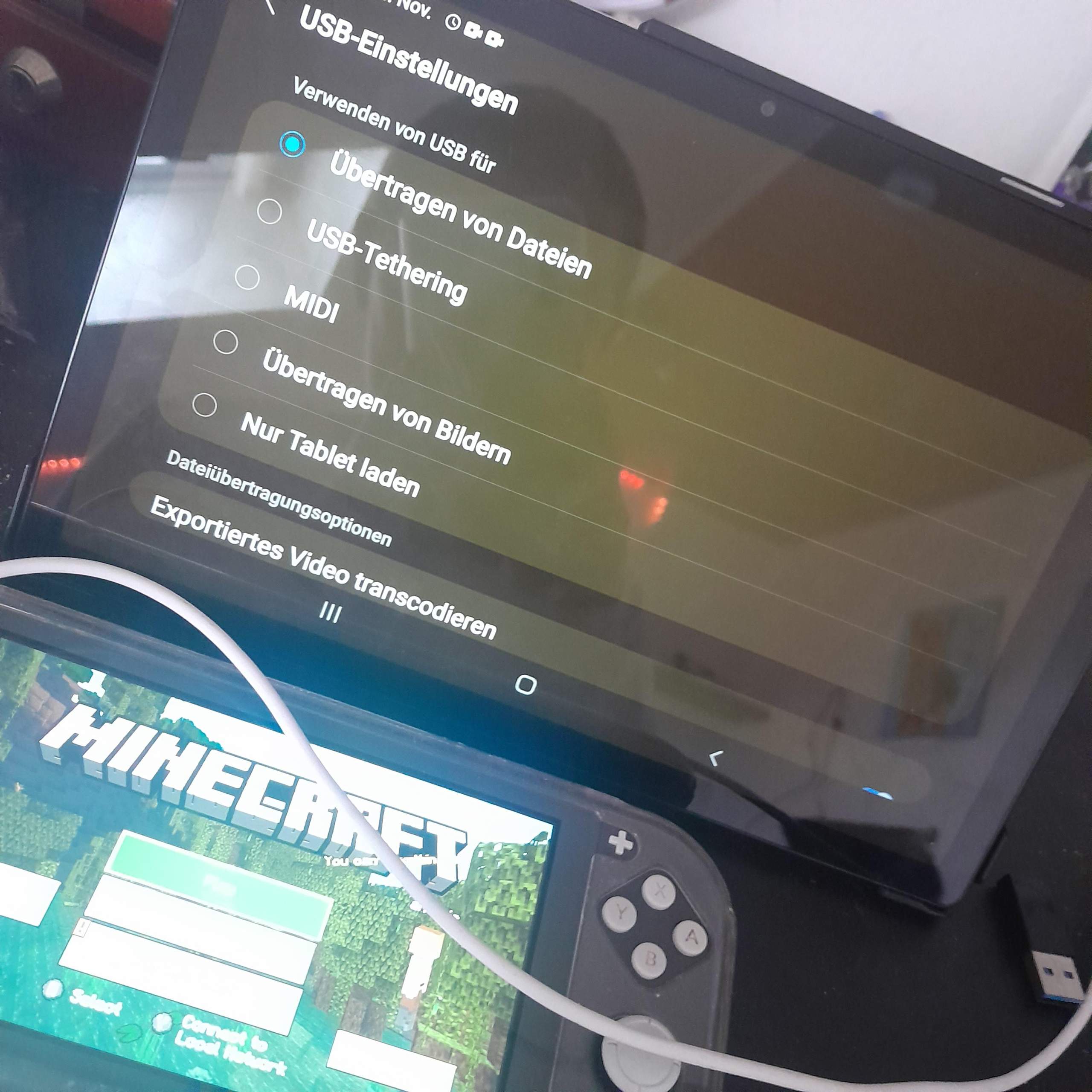 Minecraft welt daten von Nintendo switch zu mobile? (Samsung ...