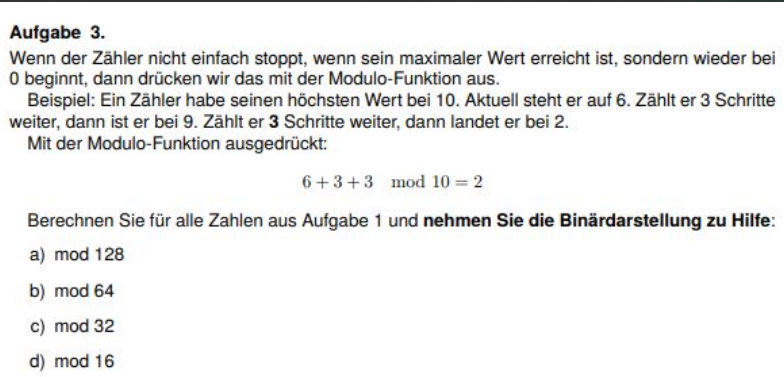 Modulo-Funktion, Grundlagen, wie geht das? (Mathematik, Studium, Informatik)