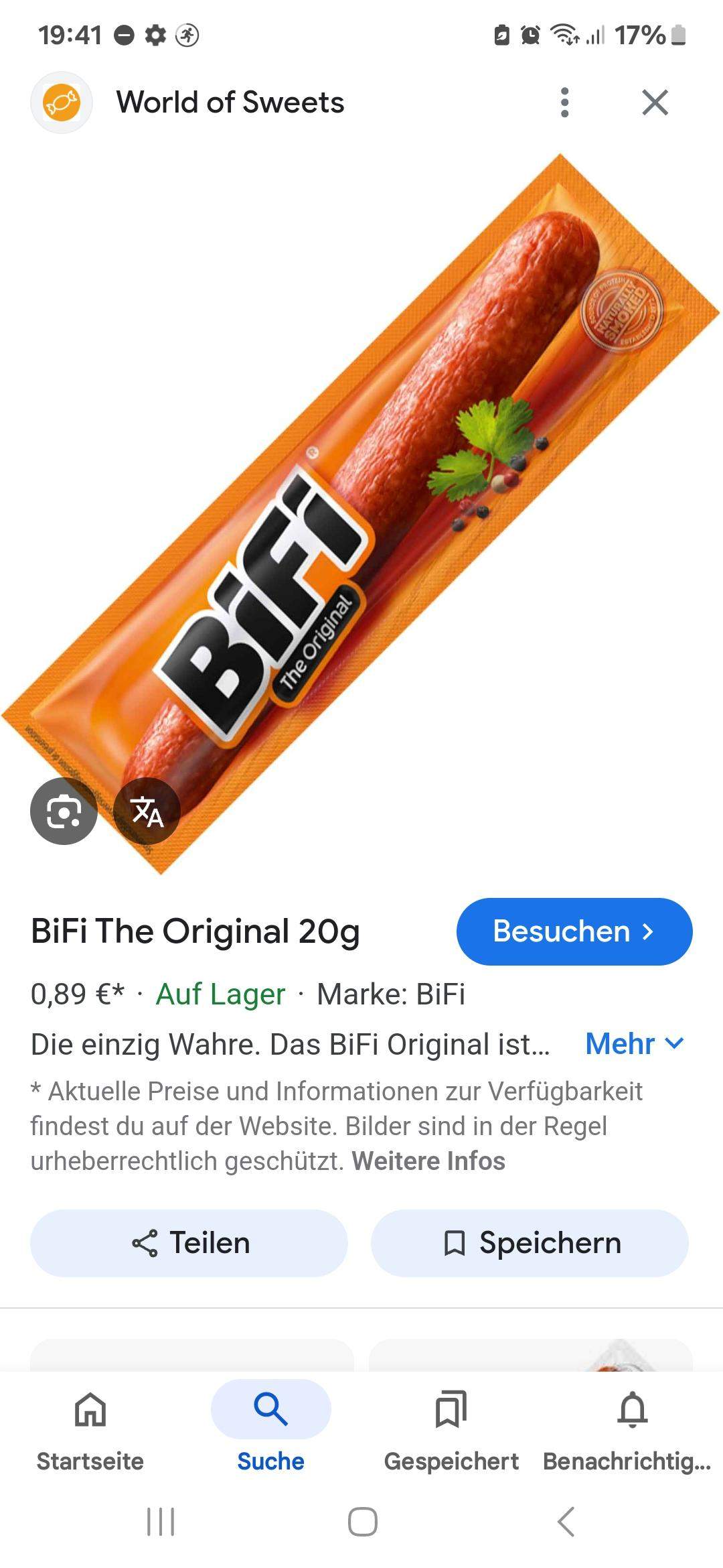 Mögt ihr bifi? (Fleisch, Geschmack, Snacks)