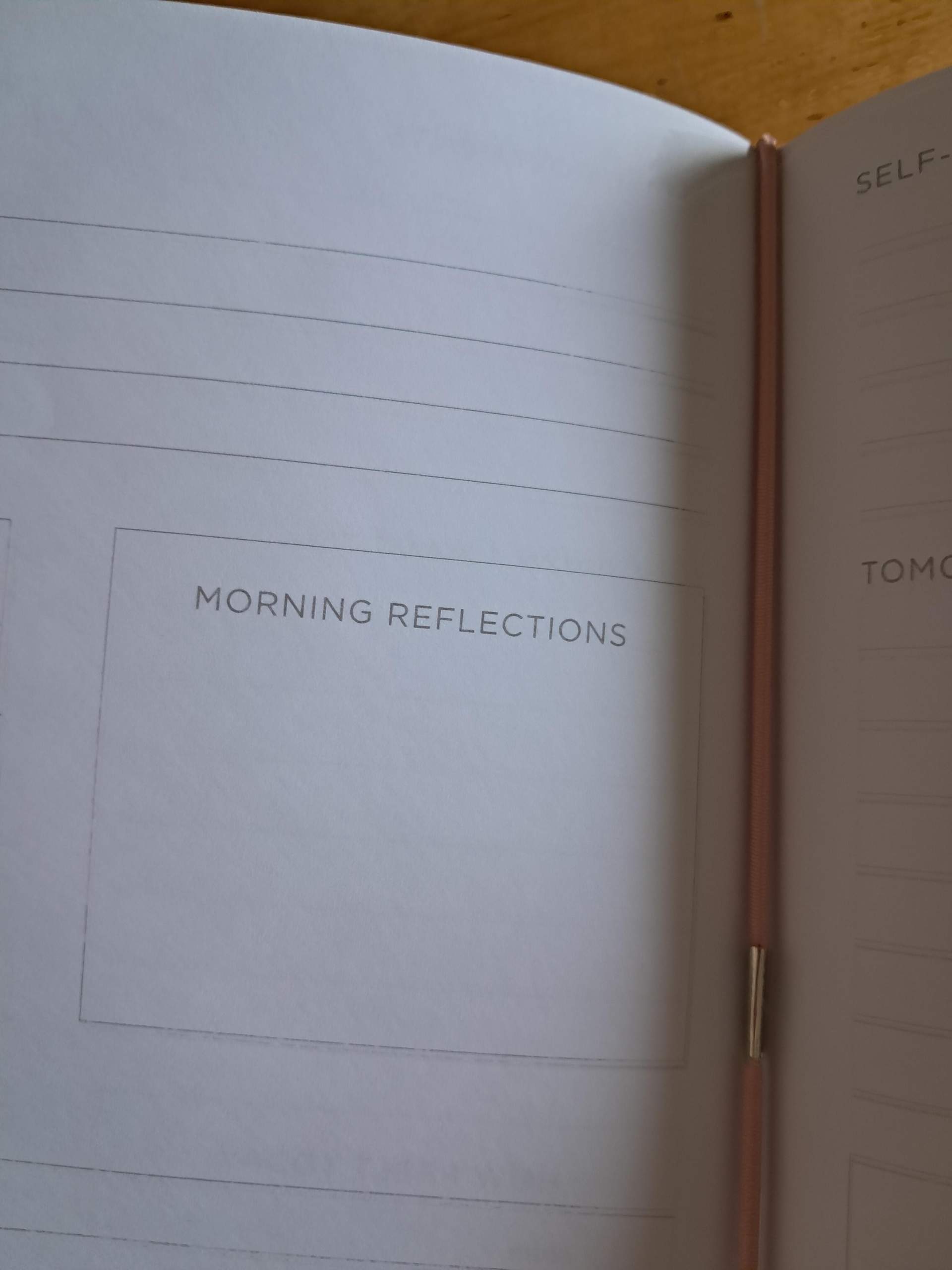 Morning reflection? (Buch, Bullet Journal, journaling)